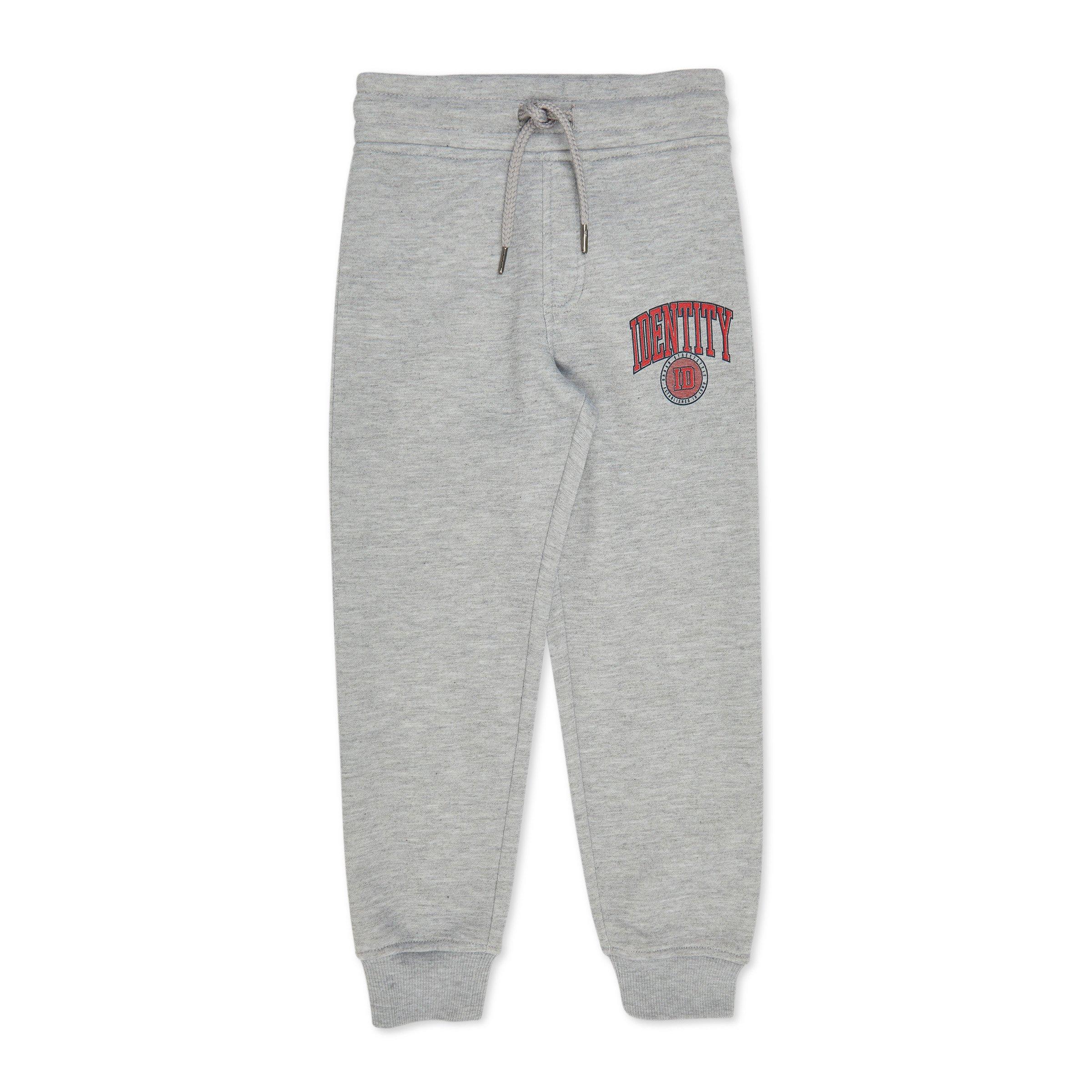 Kid Boy Grey Cuffed Jogger (3146213) | Identity