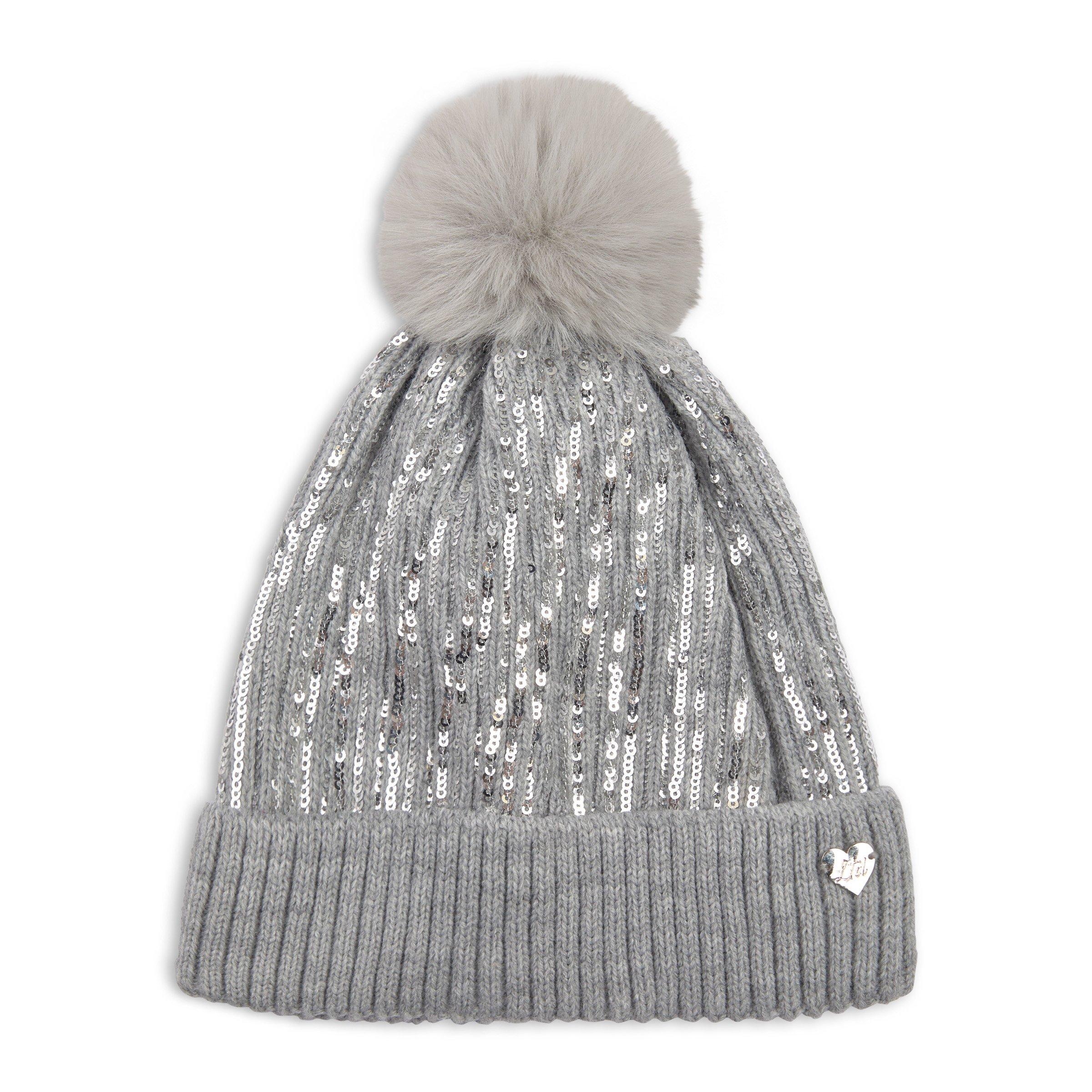 Girls Silver Sequin Beanie (3146239) | LTD Kids