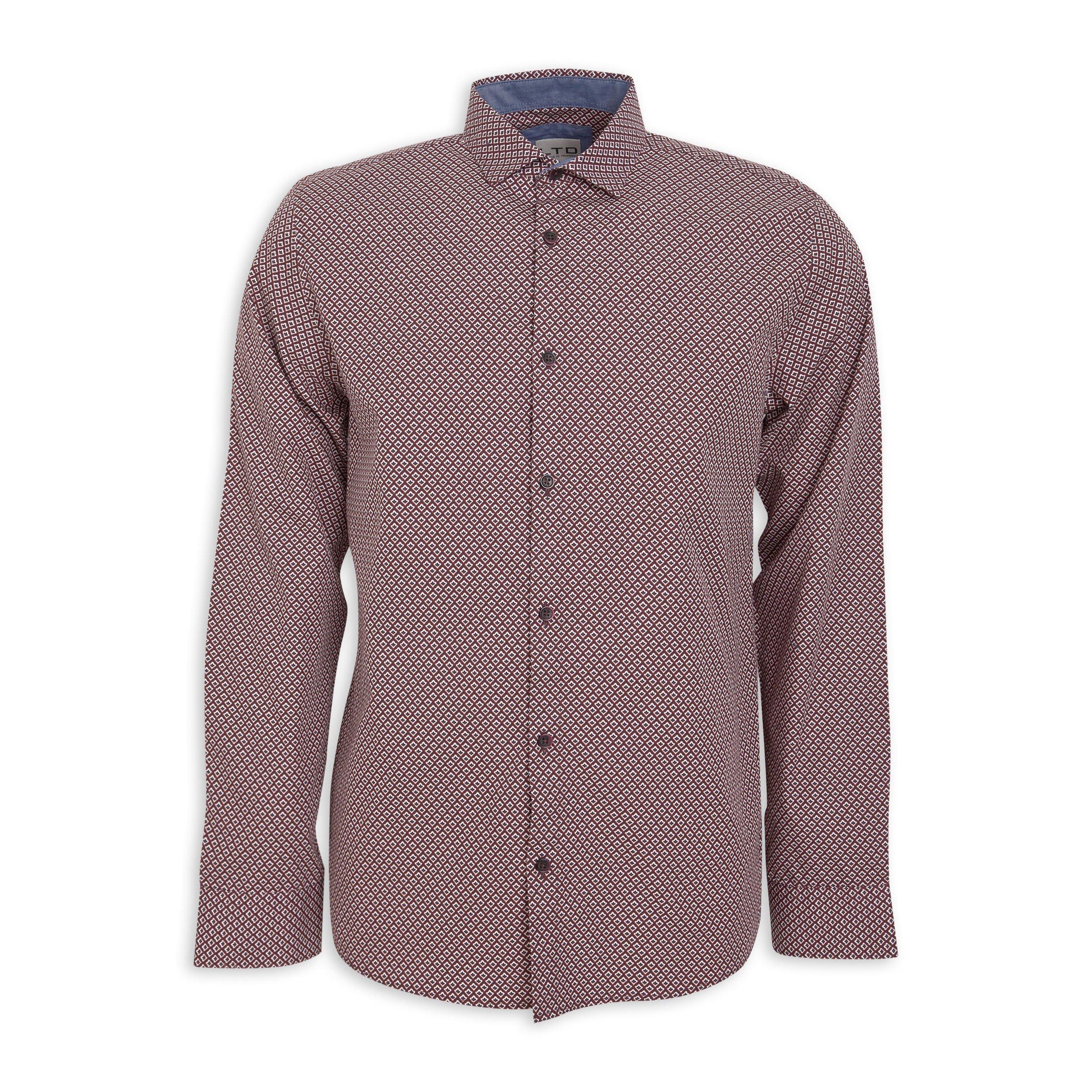 Rust Printed Shirt (3146298) | LTD Man