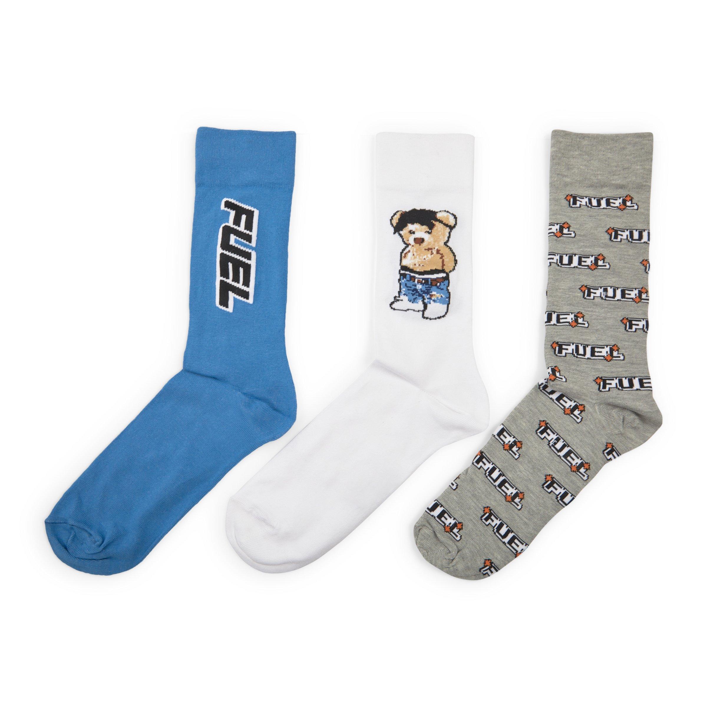 3-pack Skate Socks (3146314) | Fuel