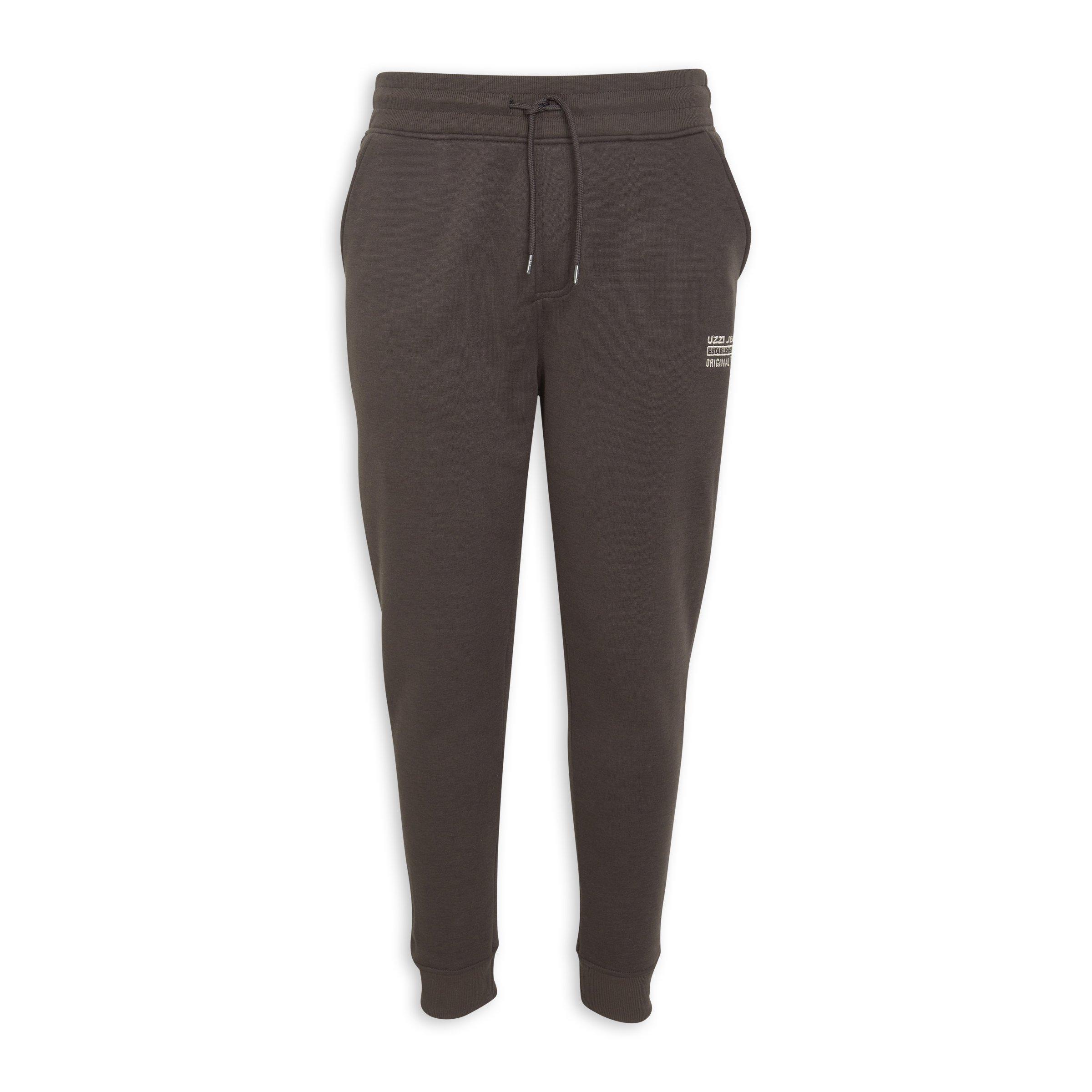 Brown Jogger Pants (3146324) | UZZI