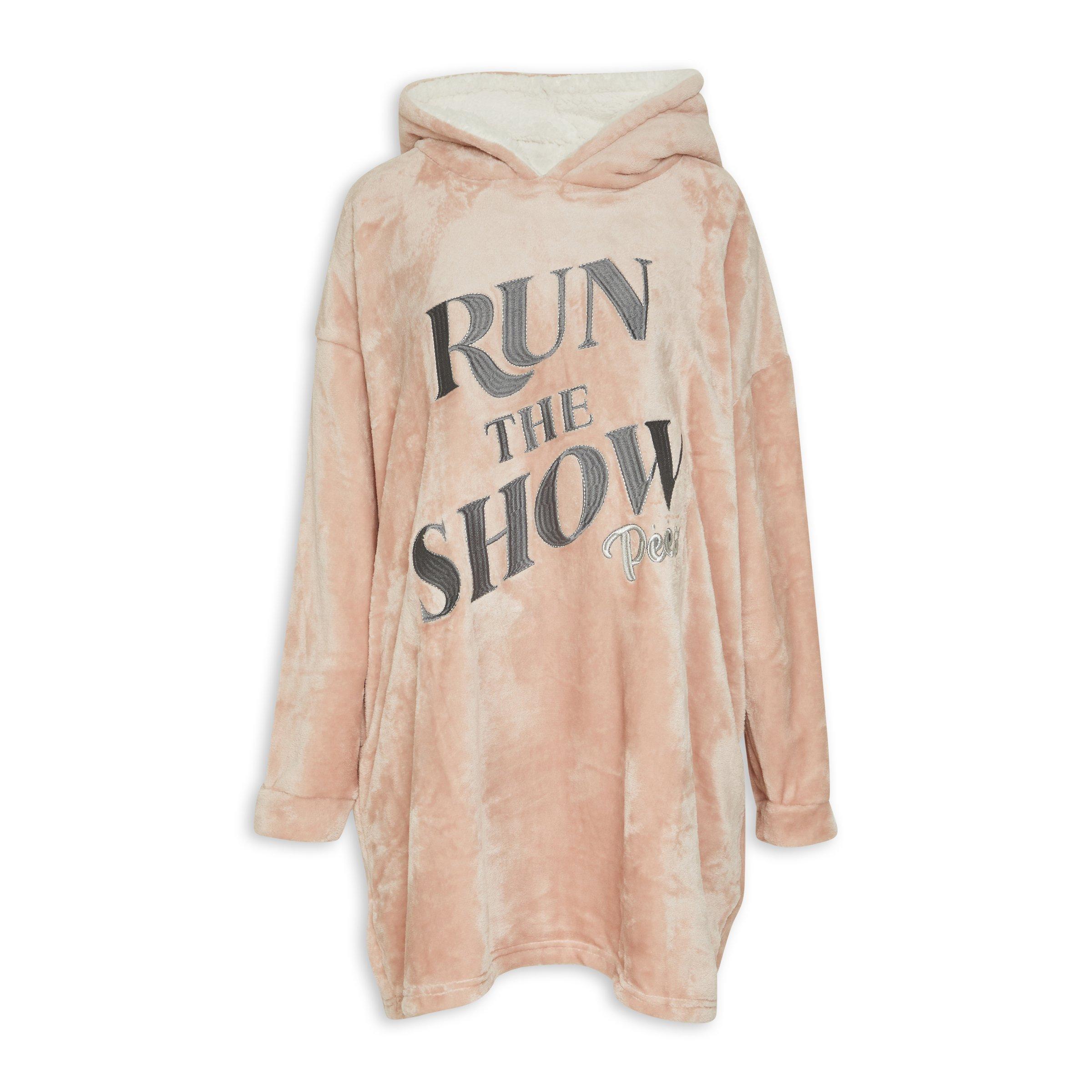 Pink Plush Hooded Snuggle (3146539) | Peep