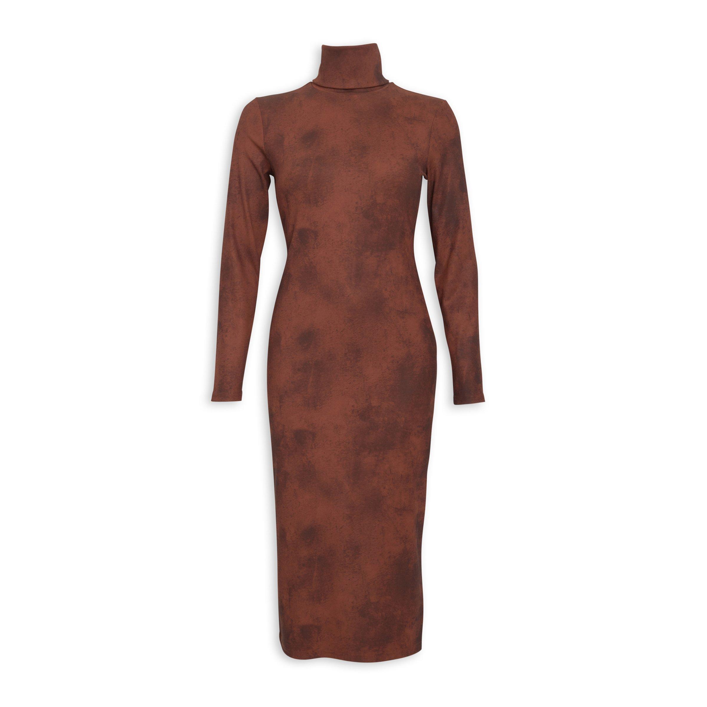 Rust Print Bodycon Dress (3146590) | Inwear