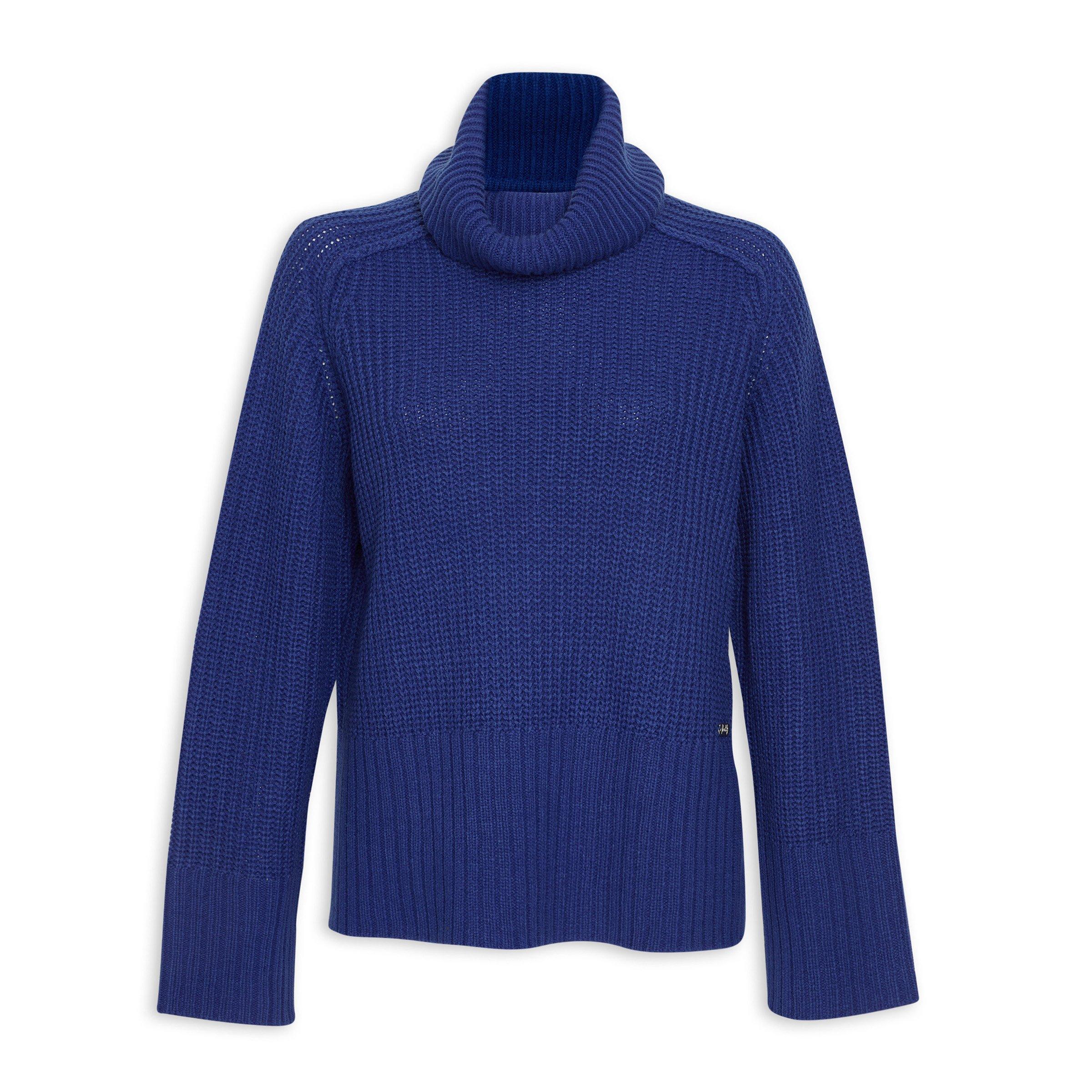 Blue Polo Neck Jersey (3146820) | Identity