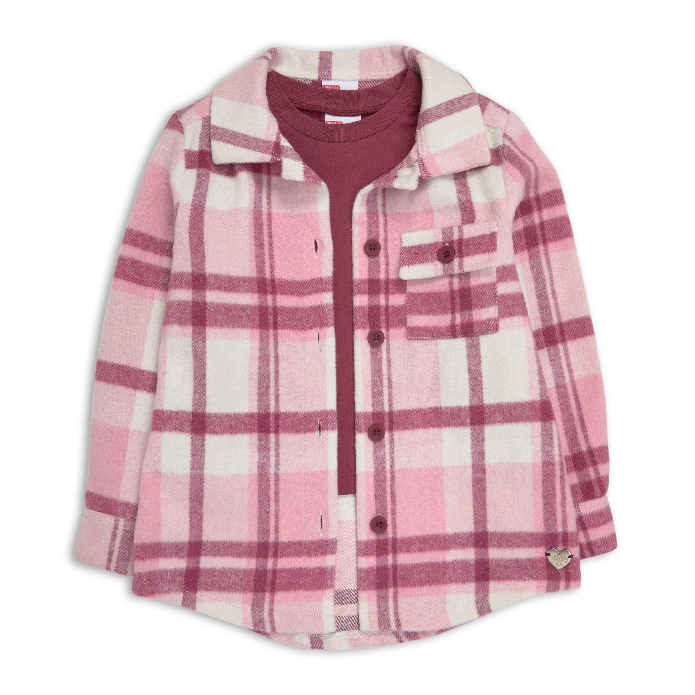 2-pack Check Shirt and T-shirt Set (3147067) | Identity