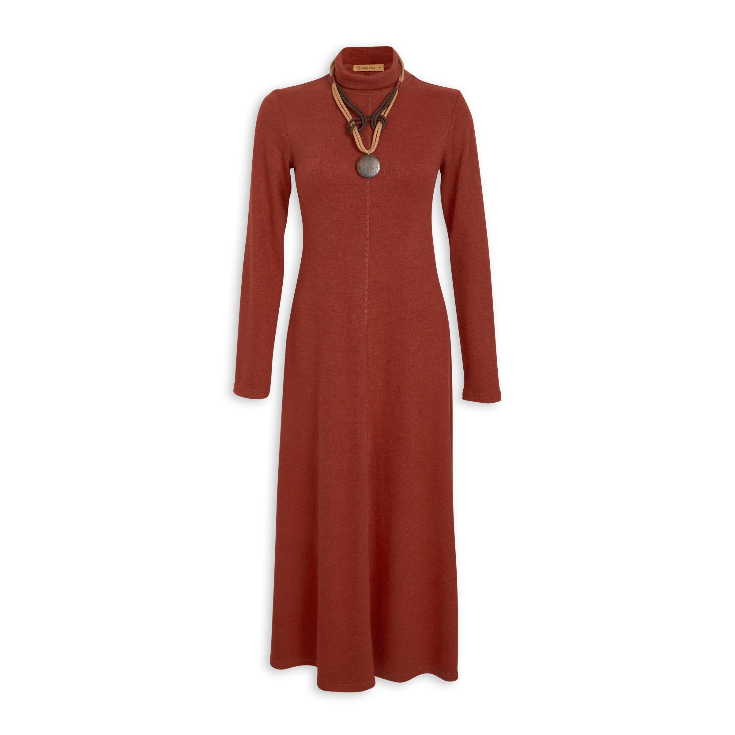 Burgundy Column Dress (3147135) | Ginger Mary