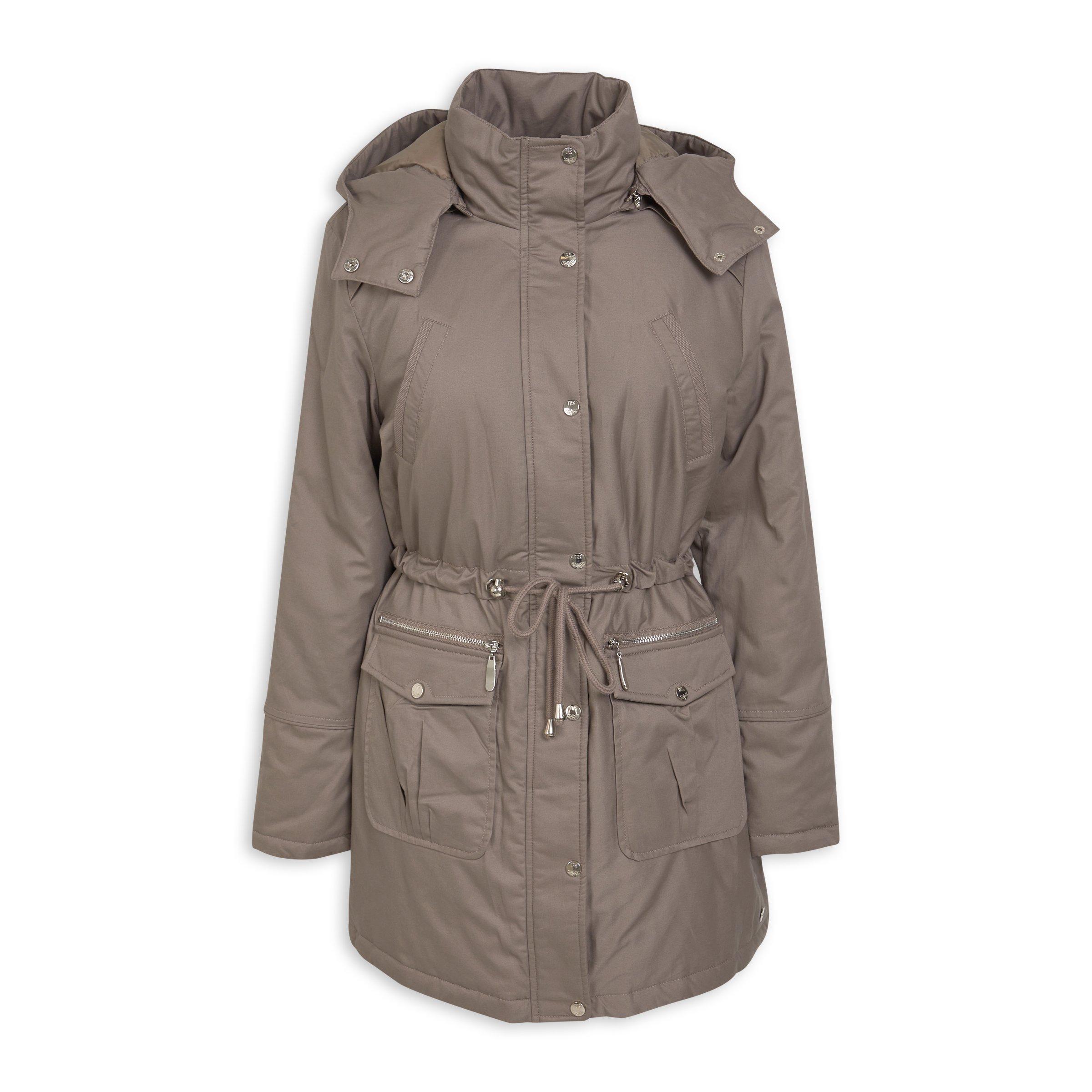 Brown Parka Jacket (3147220) | TRS