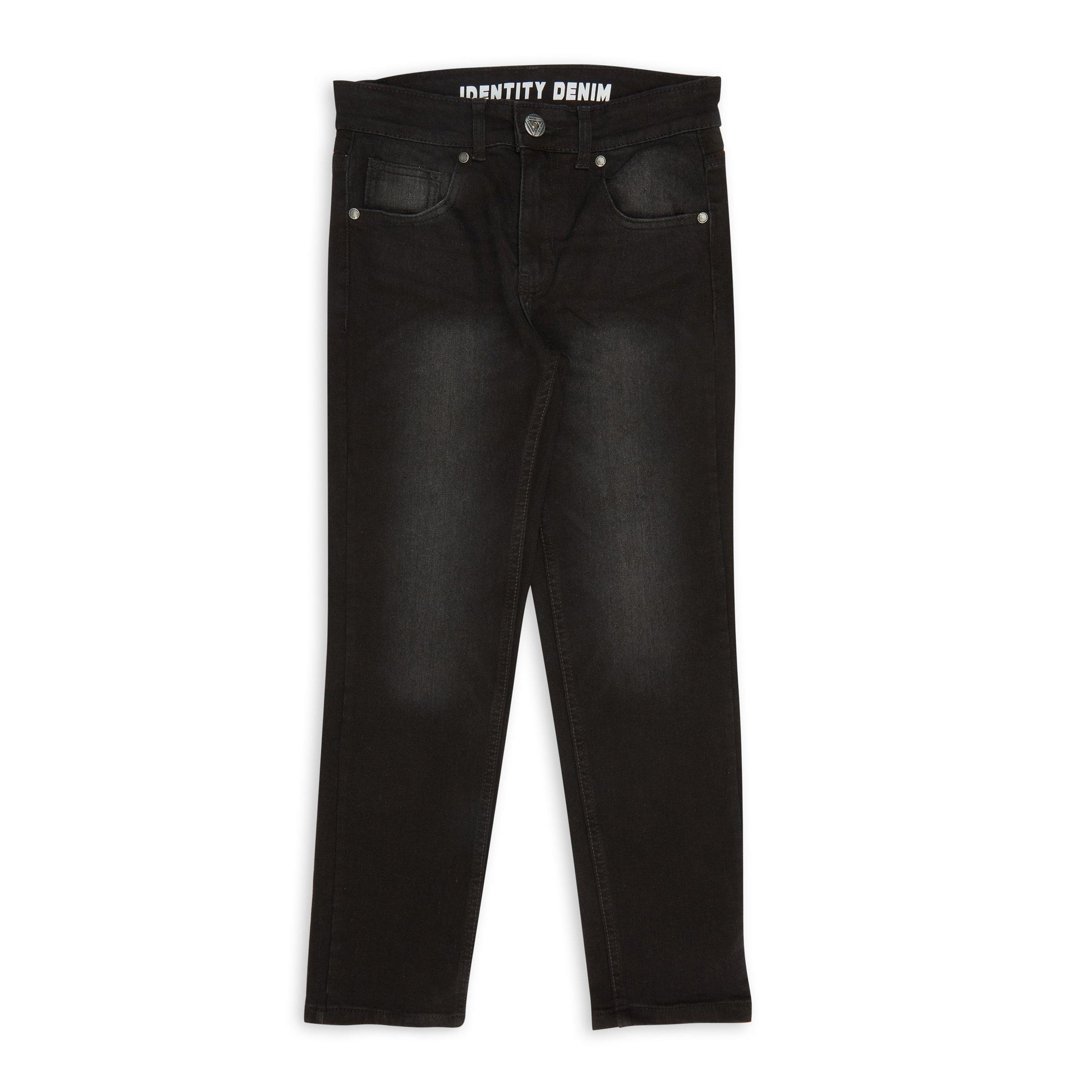 Boys Charcoal Relaxed Jeans (3147491) | Identity