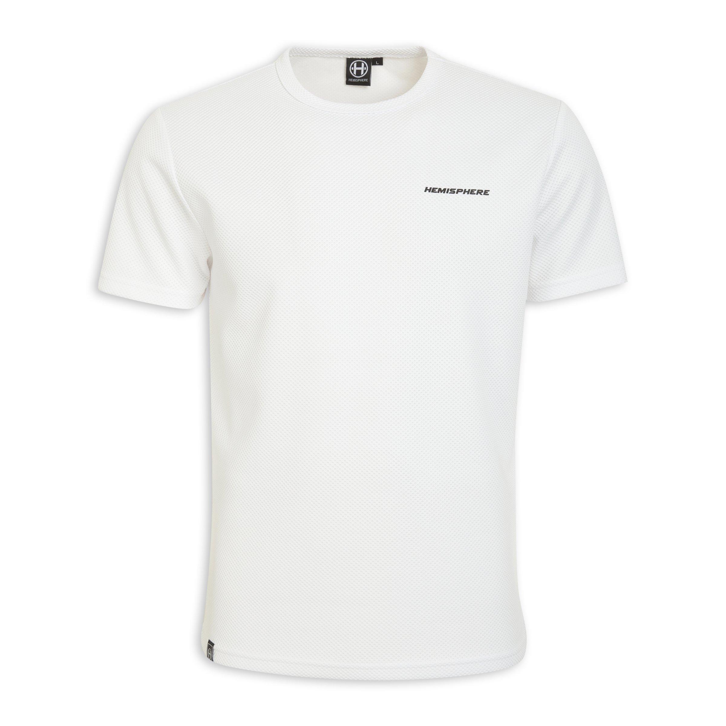 White Crew Neck T-shirt (3147503) | Hemisphere