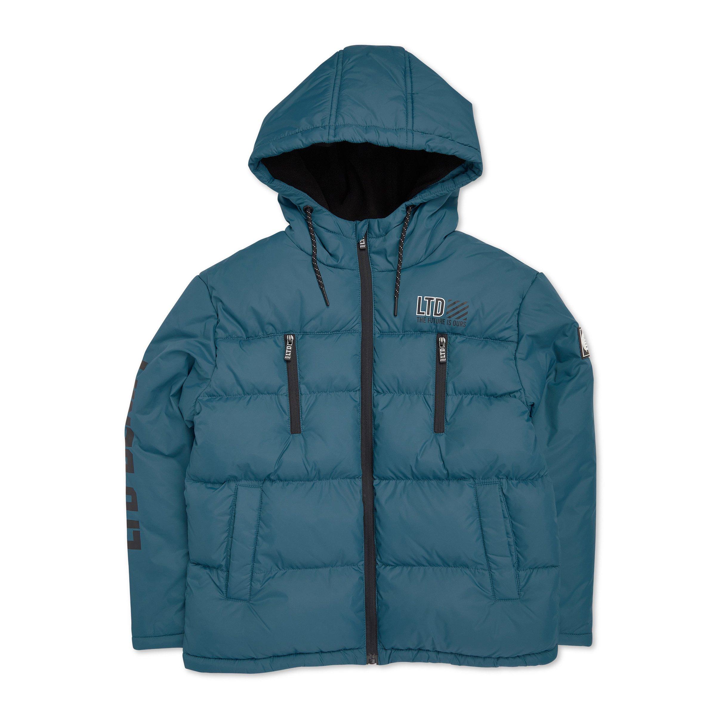 Boys Teal Puffer Jacket (3147583) | LTD Kids