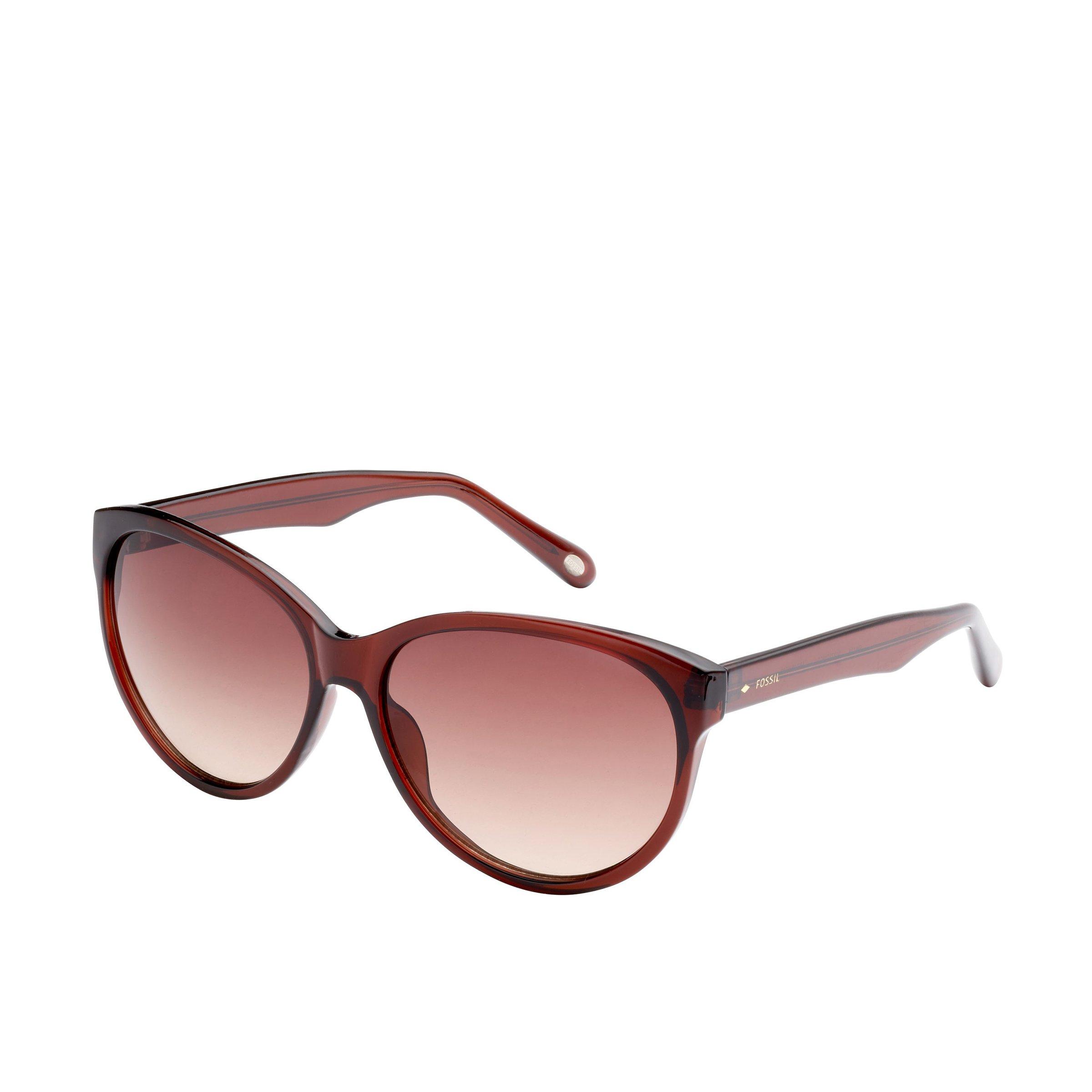 Brown Cateye Premium Sunglasses (3147646) | Fossil