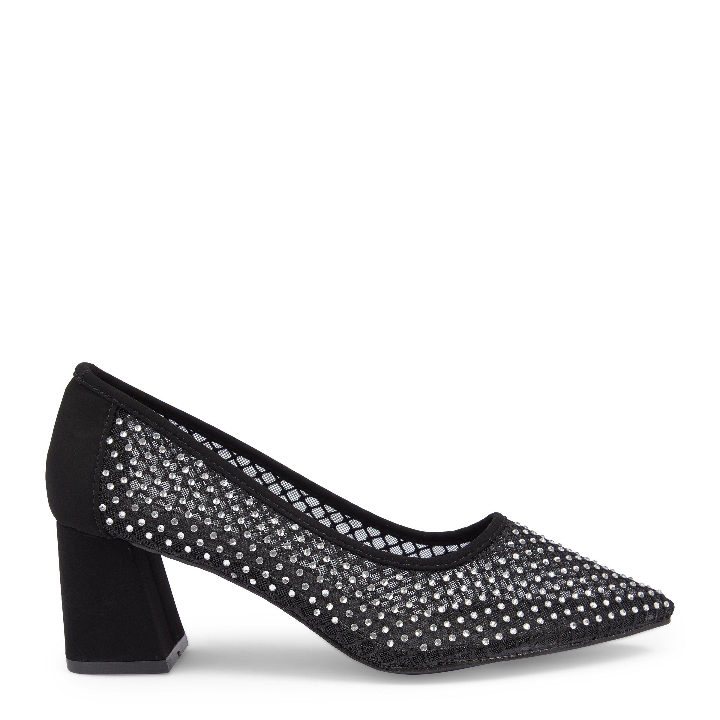 Black Embellished Court Heel (3147953) | Truworths