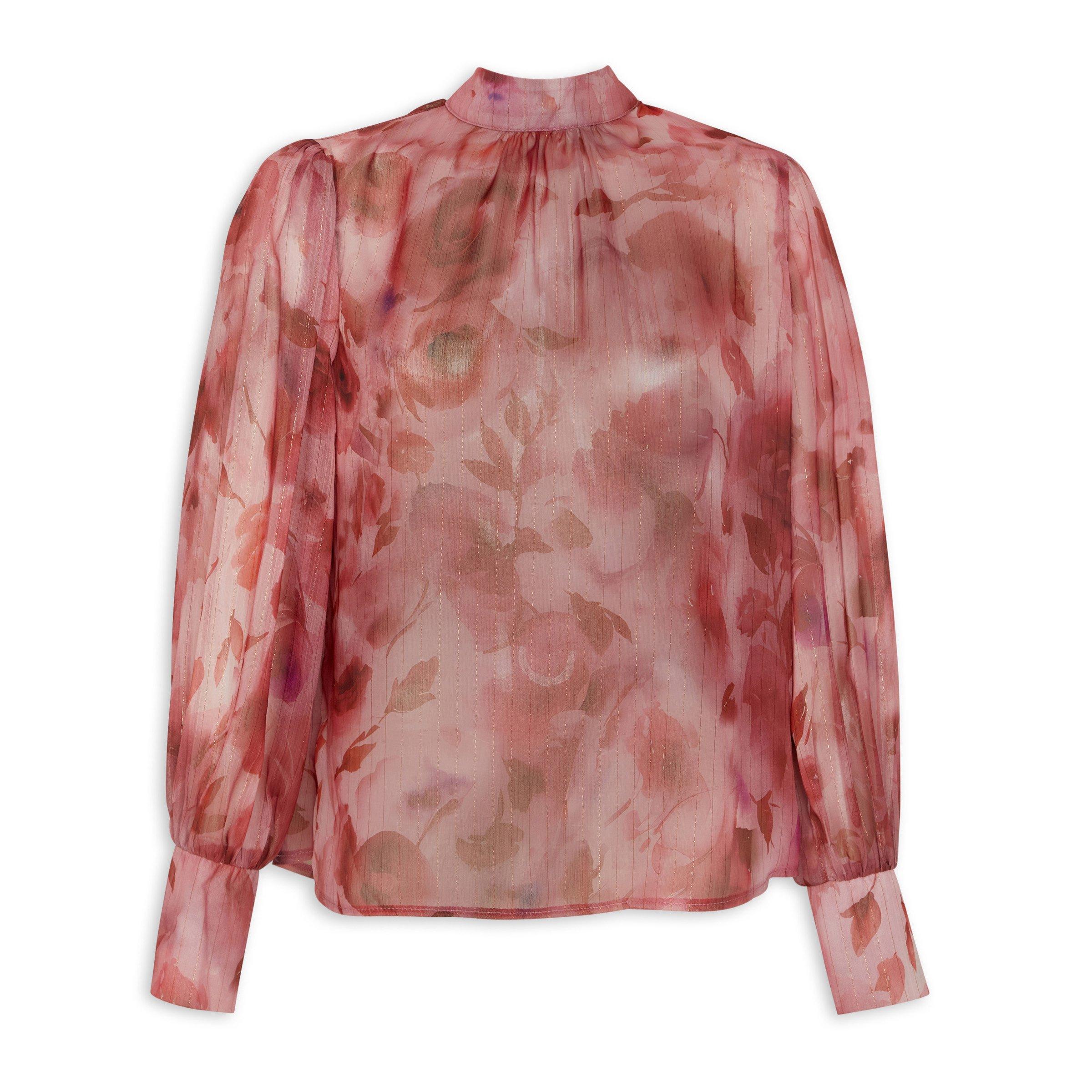 Pink Floral Print Top (3147968) | Identity