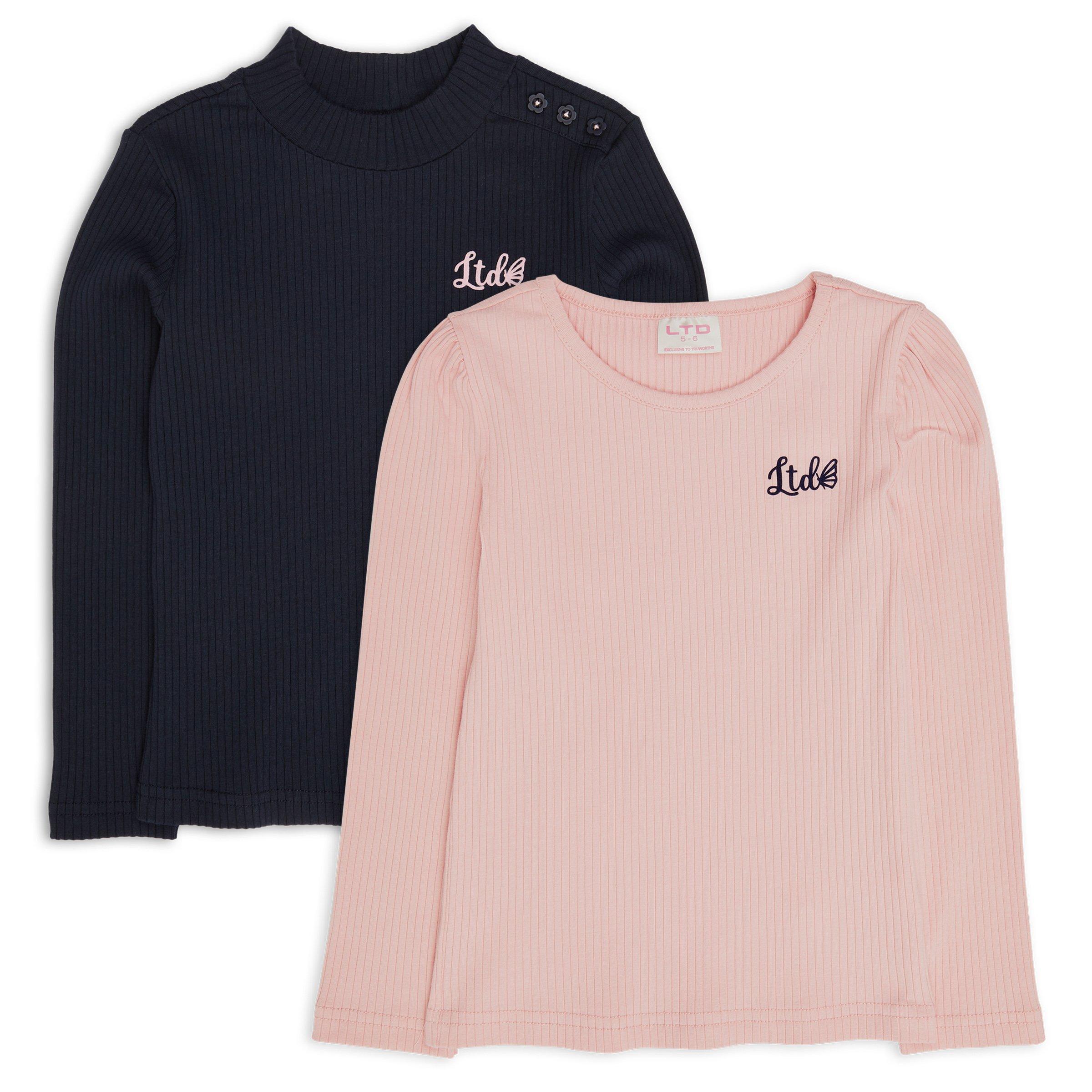 Girls 2-pack Long Sleeve Tops (3148219) | LTD Kids
