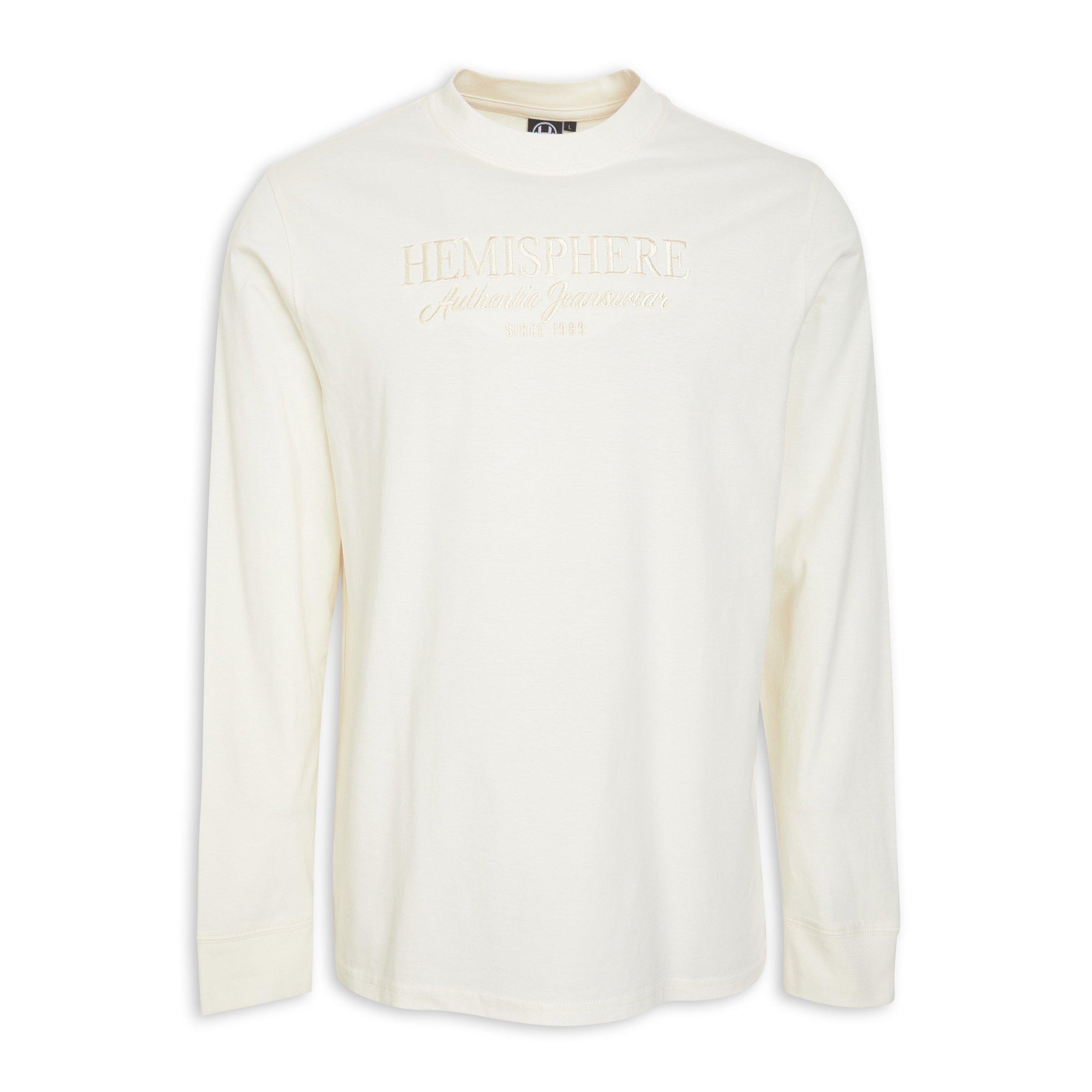 White Long Sleeve T-shirt (3148280) | Hemisphere