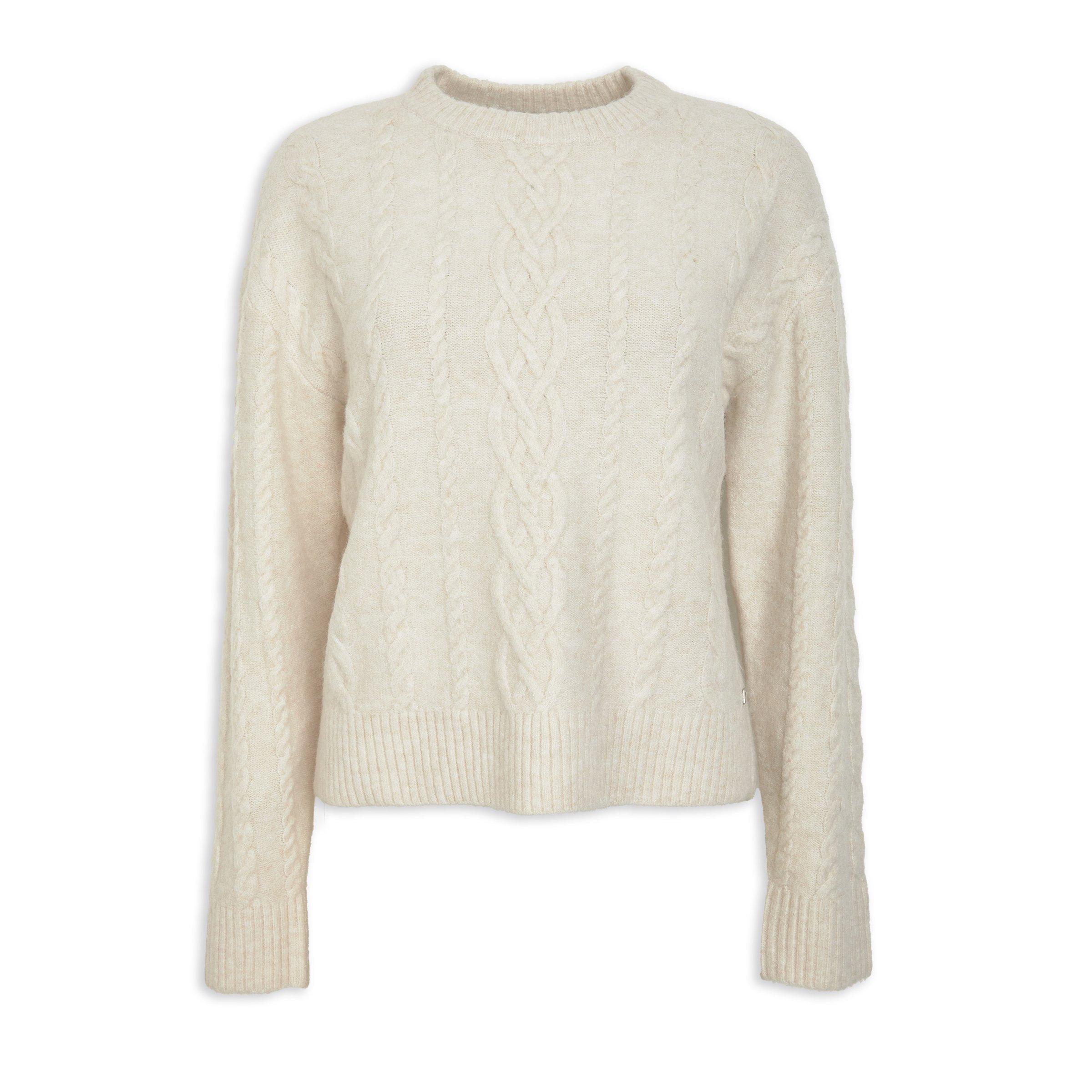 Beige Cable Knit Jersey (3148283) | OUTBACK RED