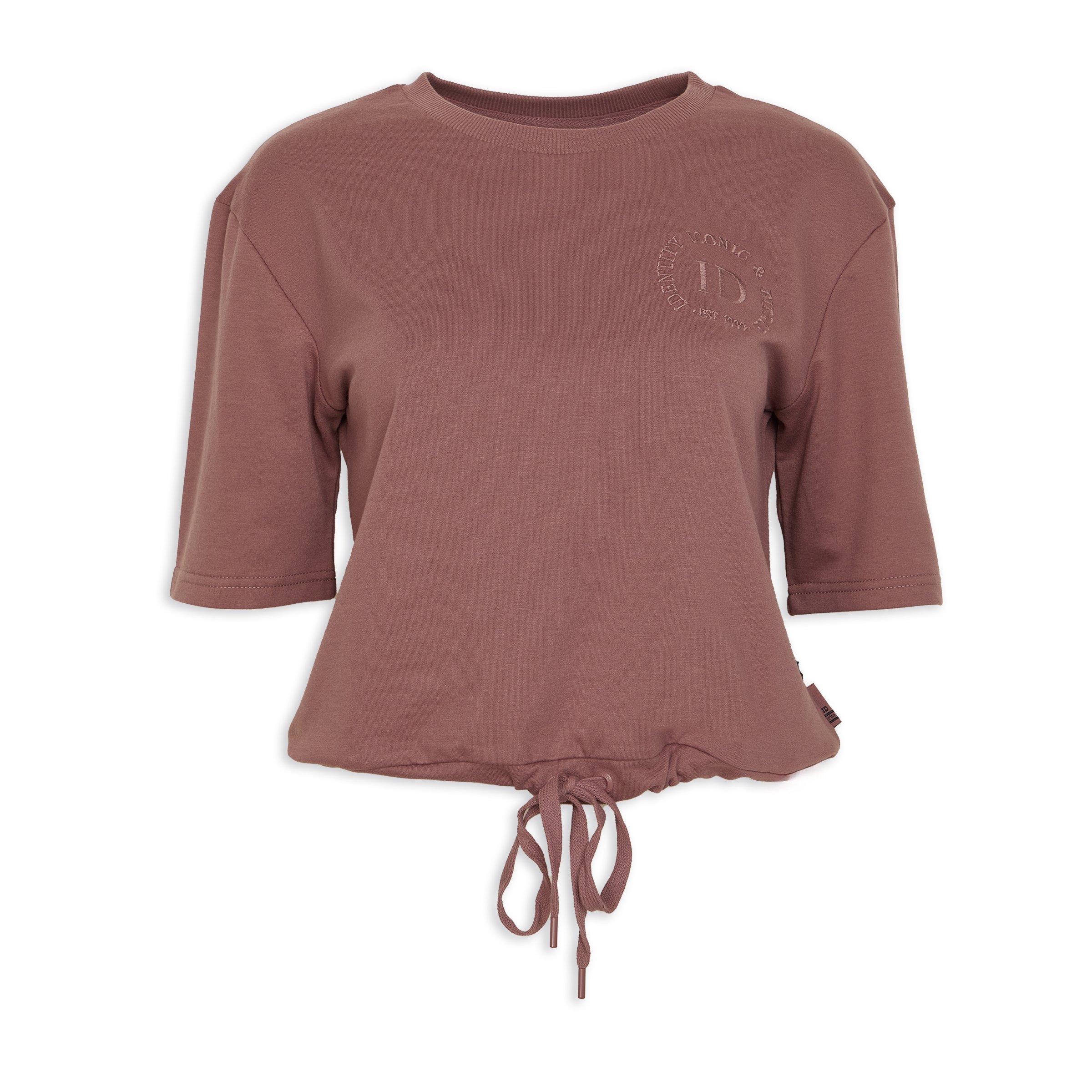 Pink Sweatshirt With Drawstrings (3148300) | Identity