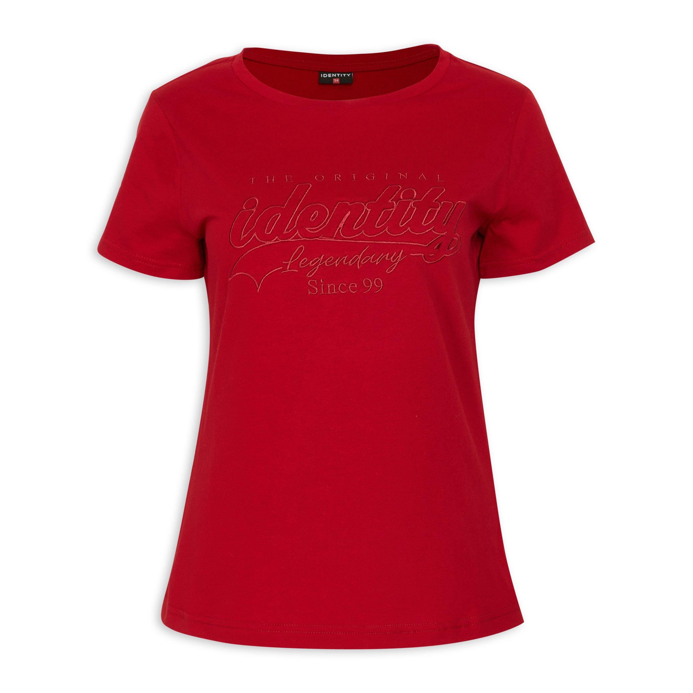 Red Branded T-shirt (3148658) | Identity