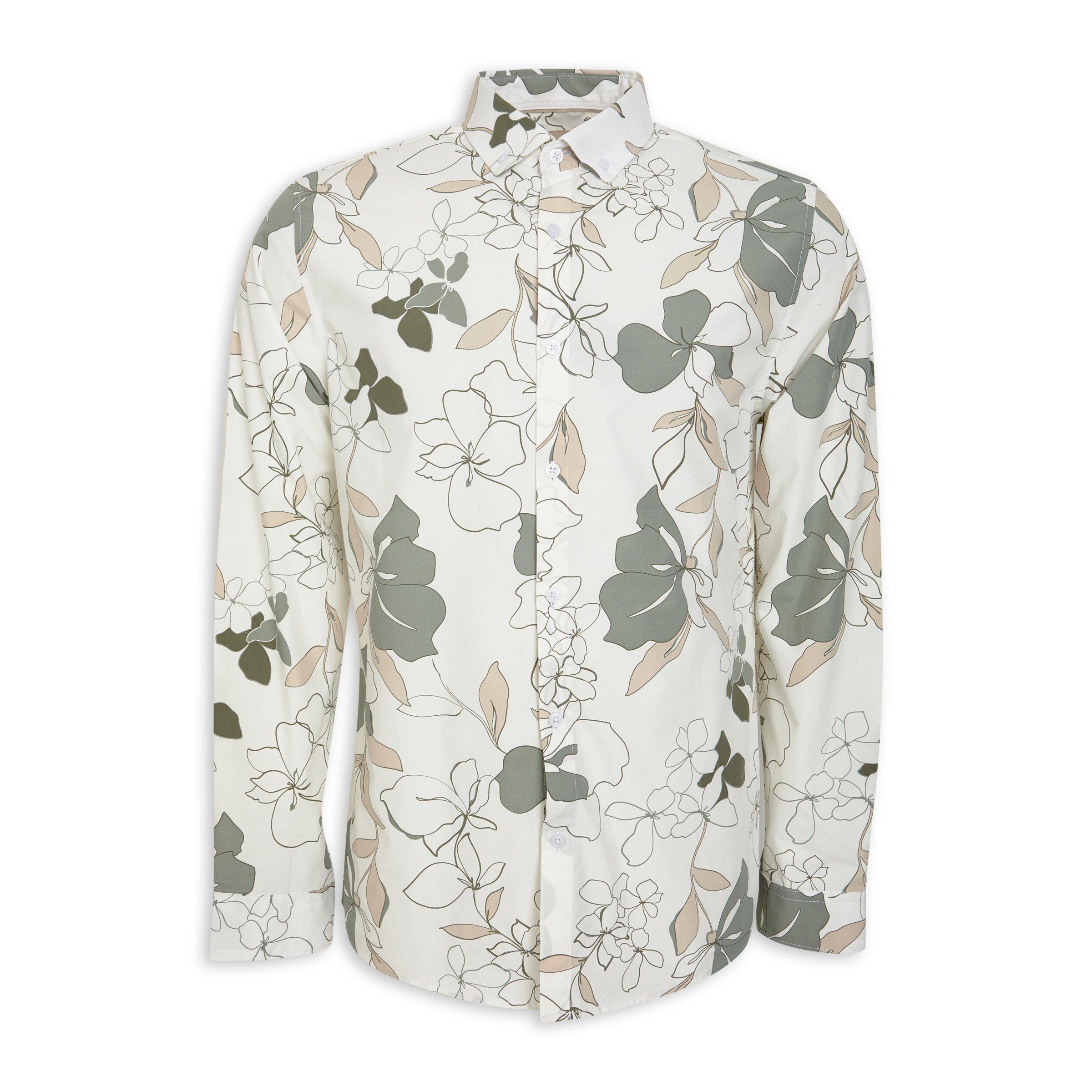 Sage Green Floral Shirt (3148671) | LTD Man