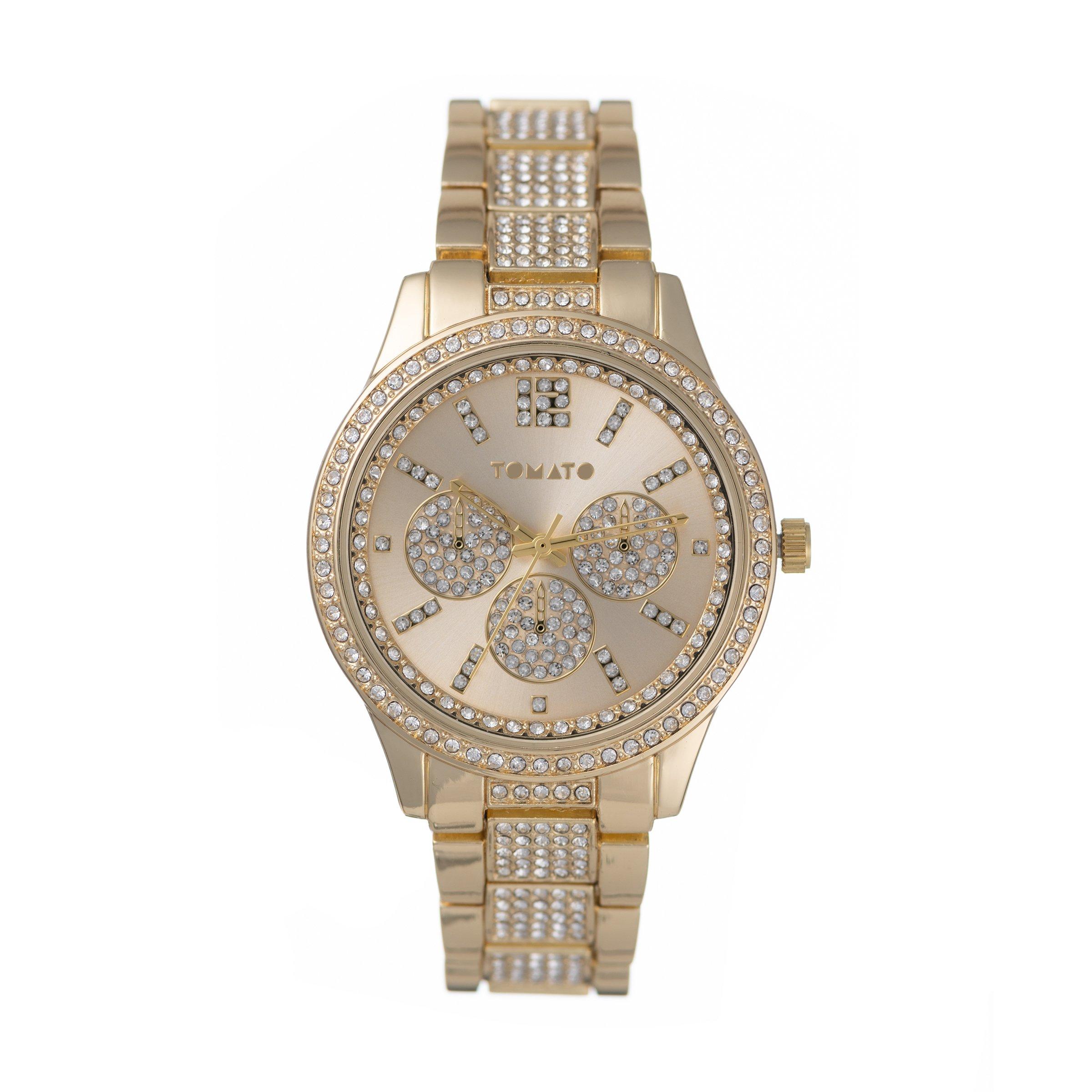 Gold Metal Watch (3148726) | Tomato