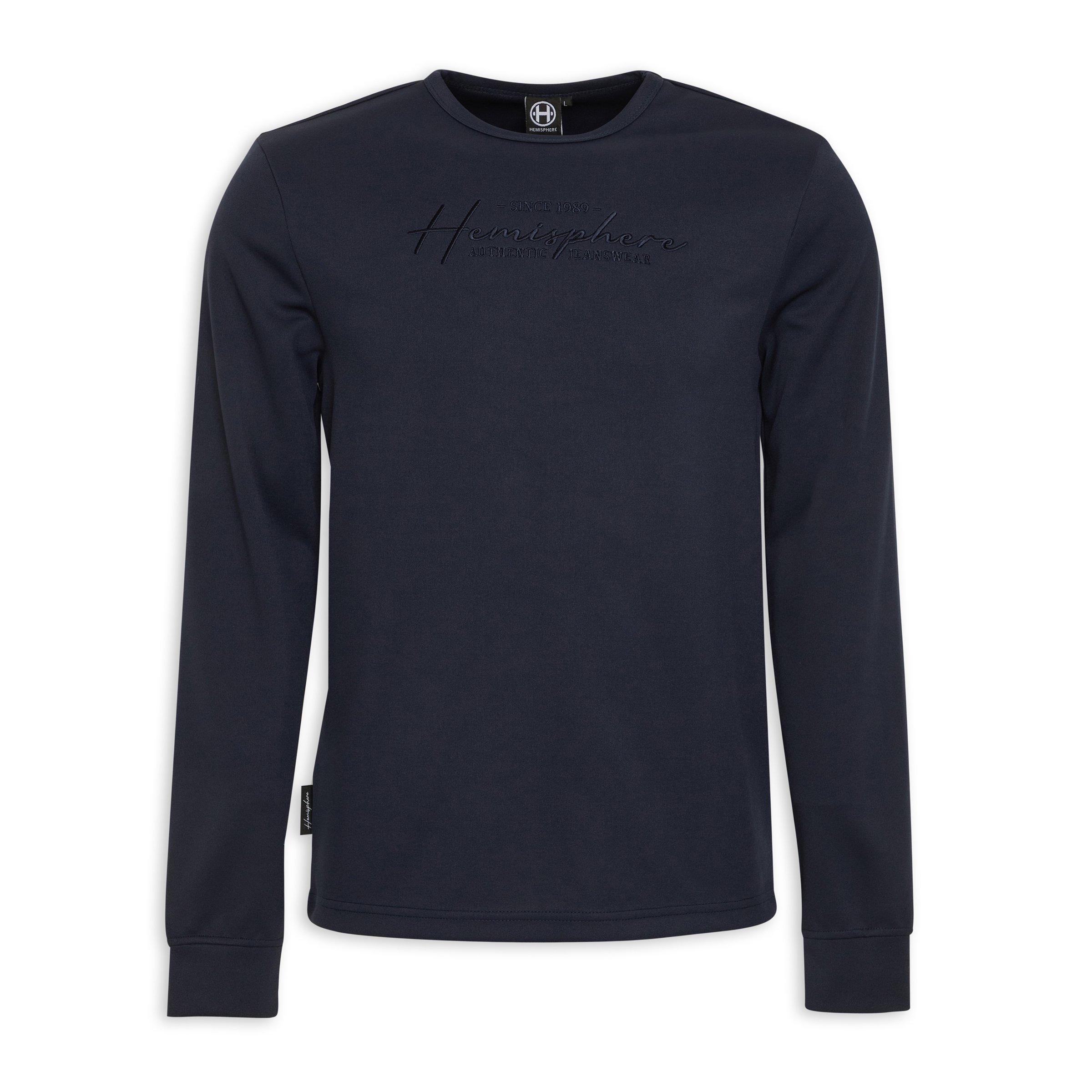 Navy Long Sleeve T-shirt (3148840) | Hemisphere