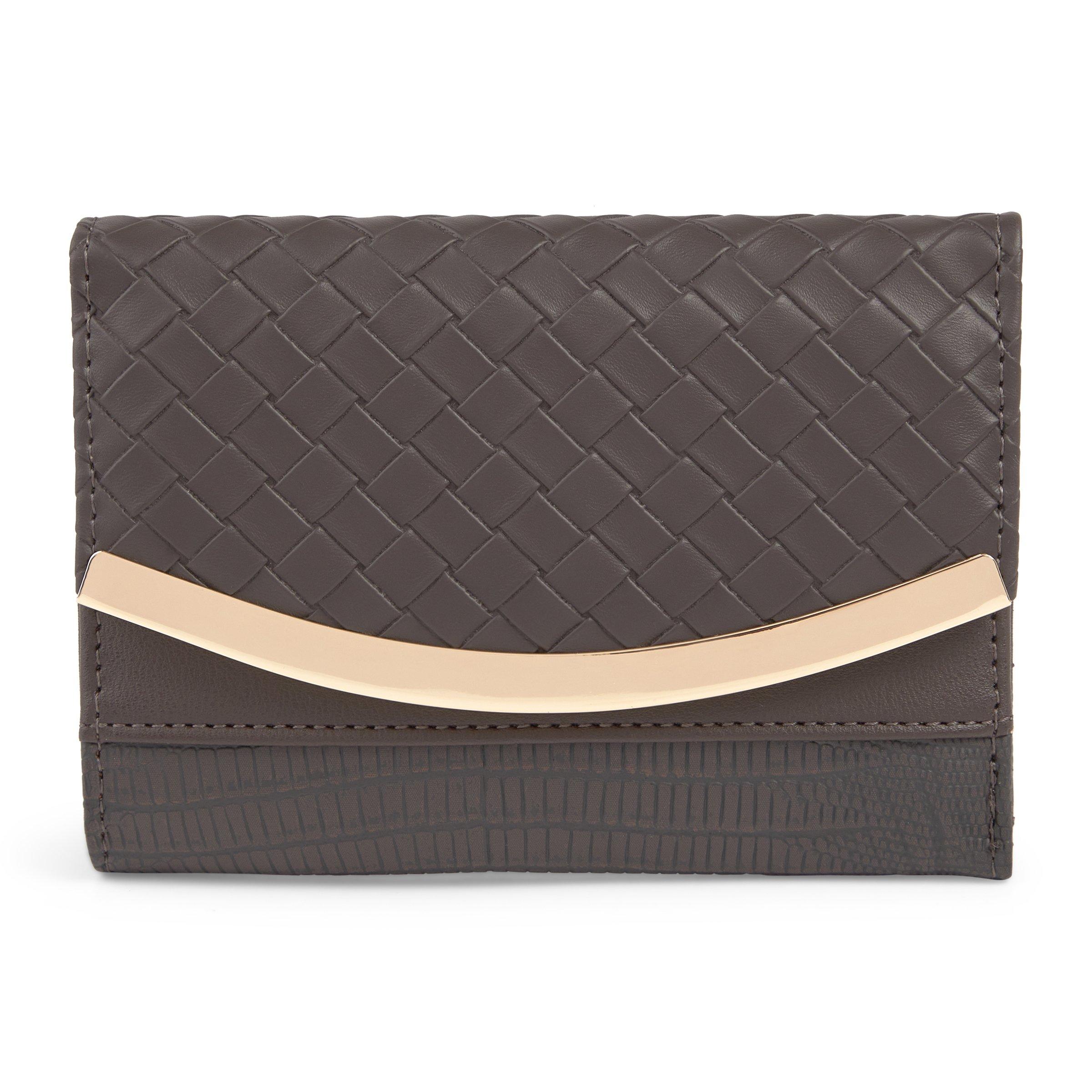 Dark Brown Flap Out Purse (3149003) | Identity