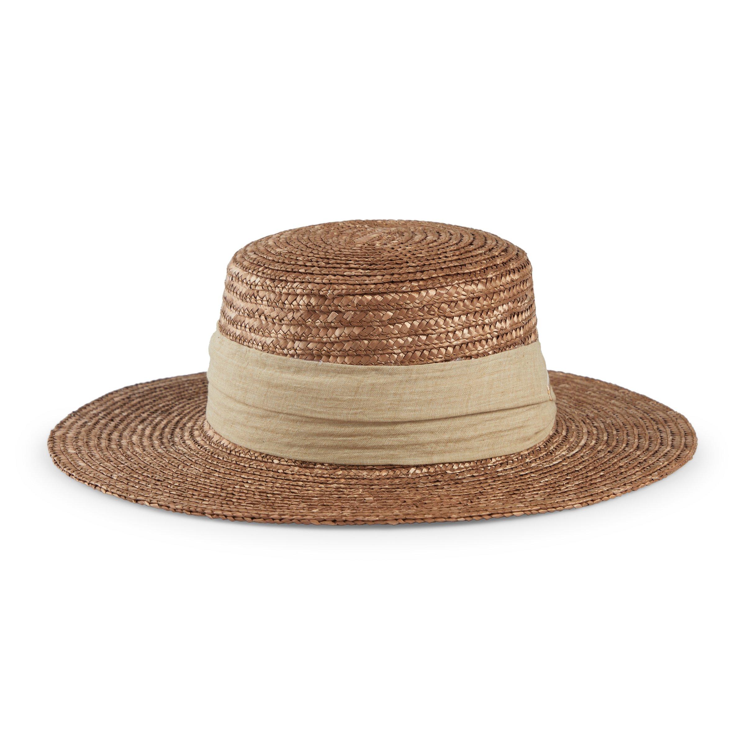 Bronze Straw Boater Hat (3149075) | Truworths