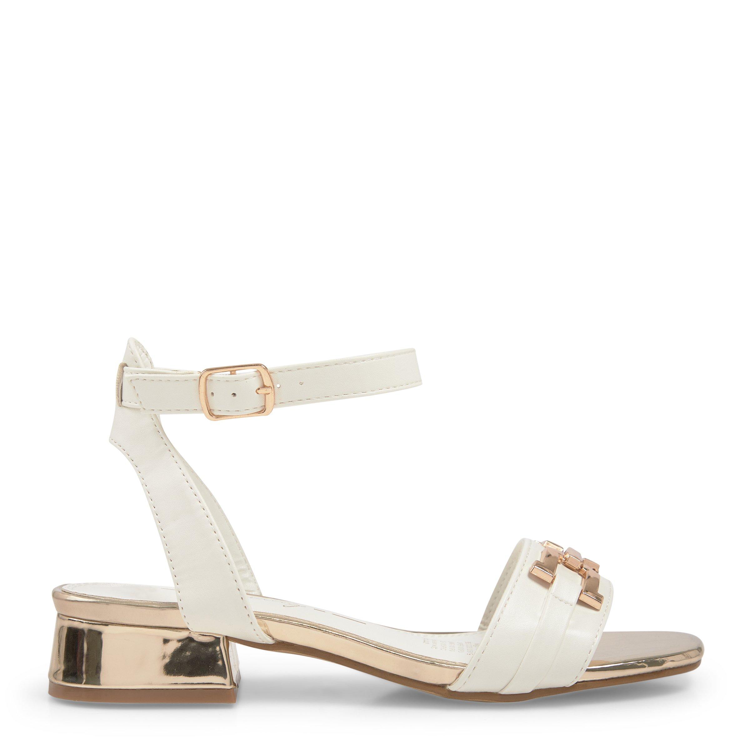 White Ankle Strap Heels (3149194) | Identity