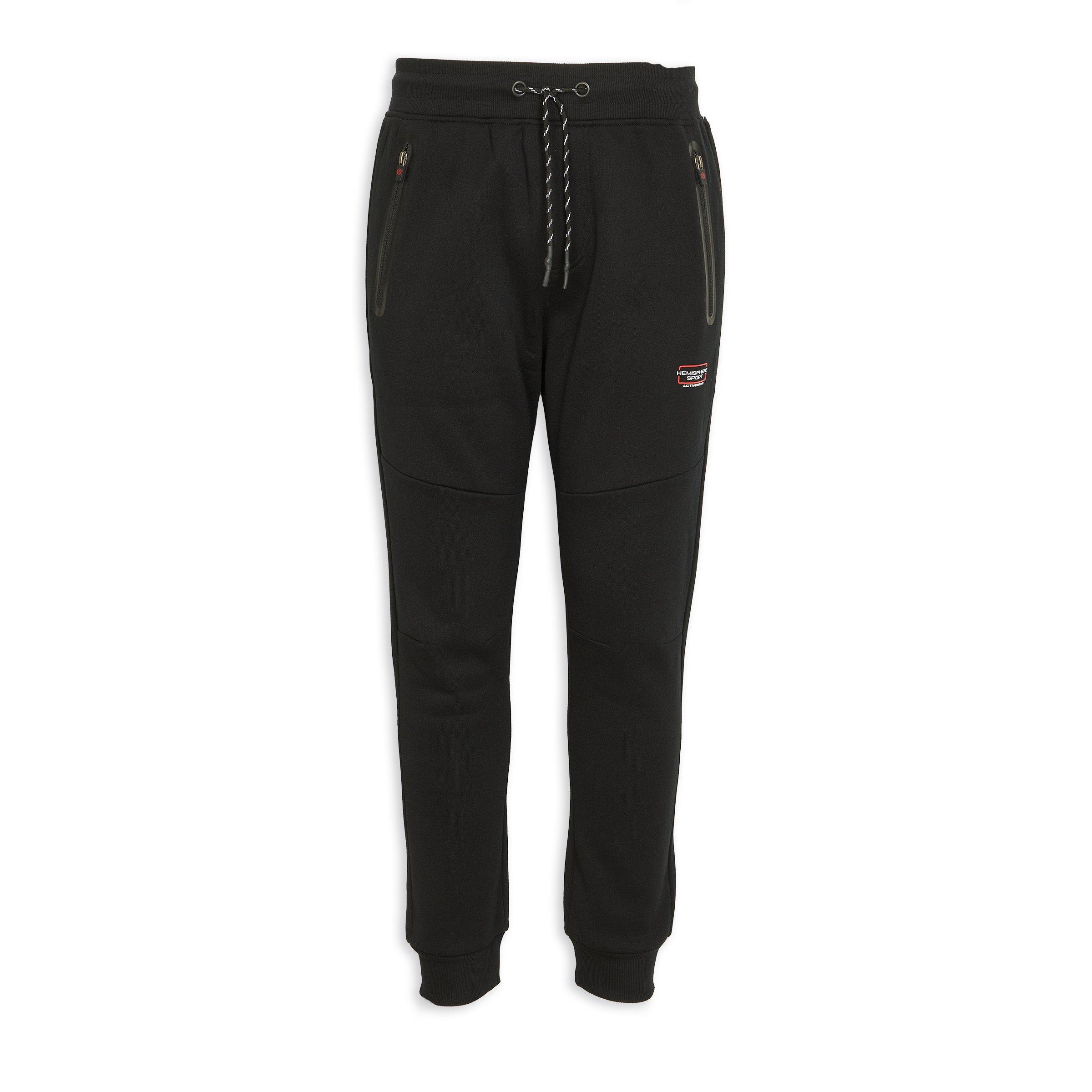 Black Cuffed Jogger Pants (3149468) | Hemisphere Sport