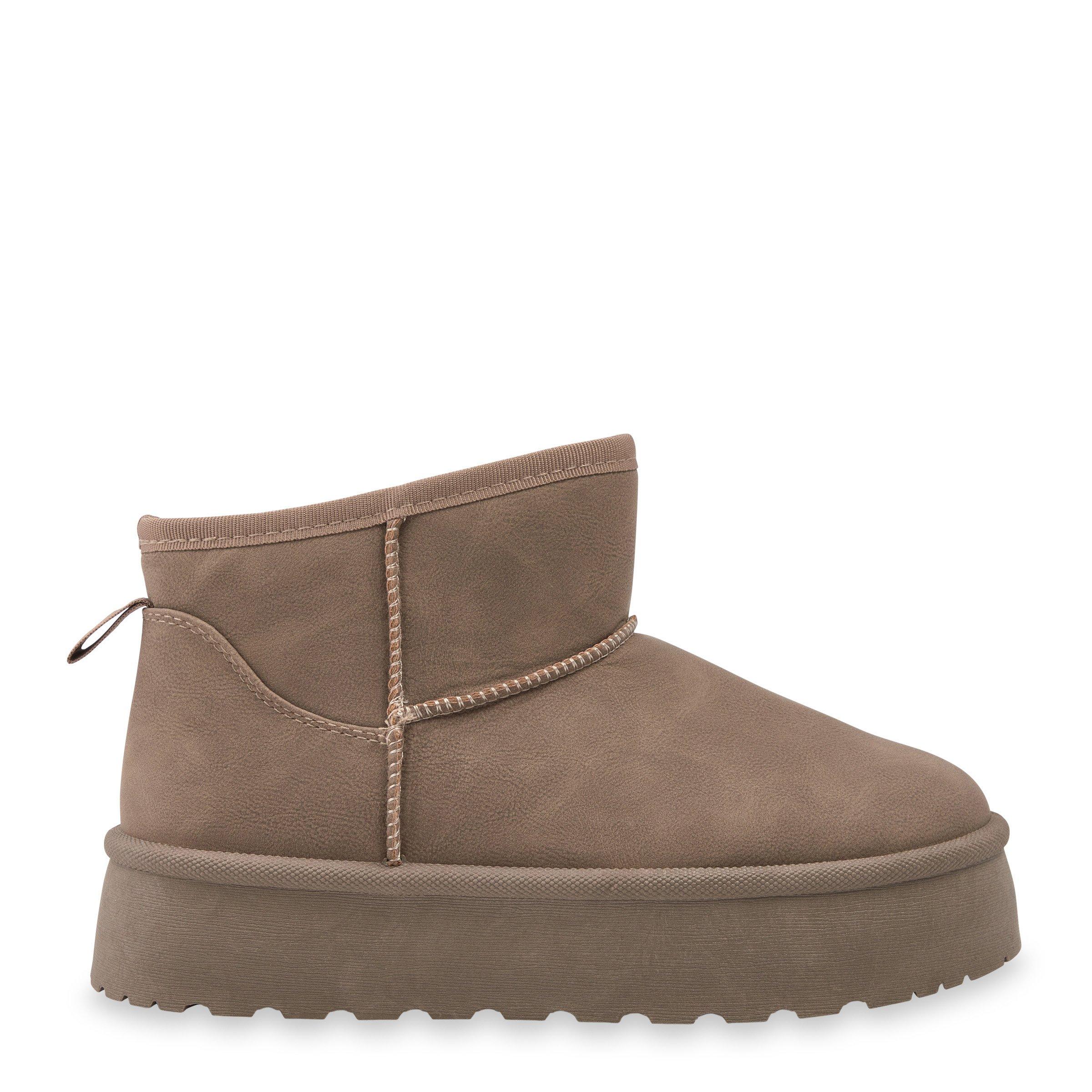 Chocolate Microfiber Boots (3149538) | Identity