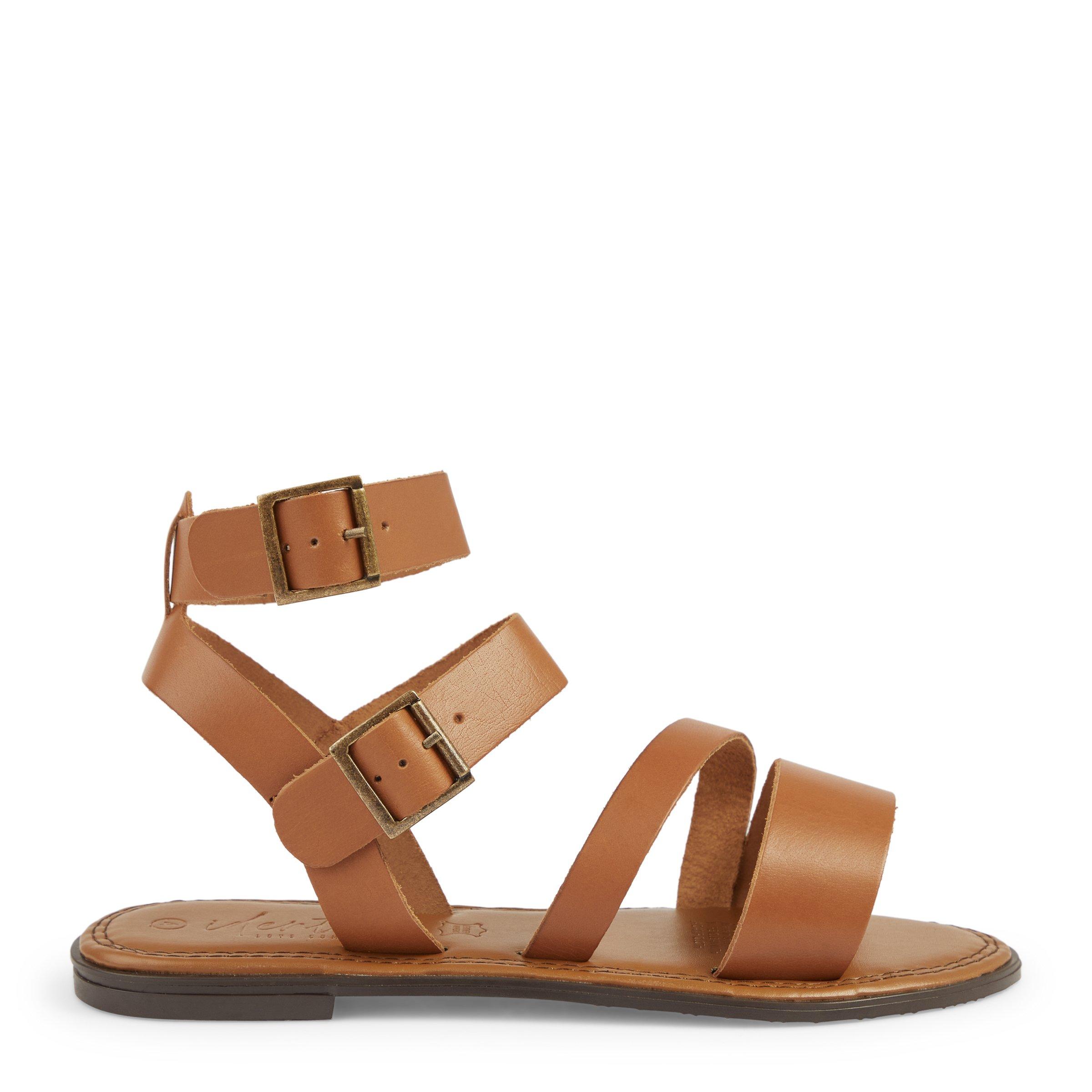 Brown Strappy Sandals (3149780) | Identity