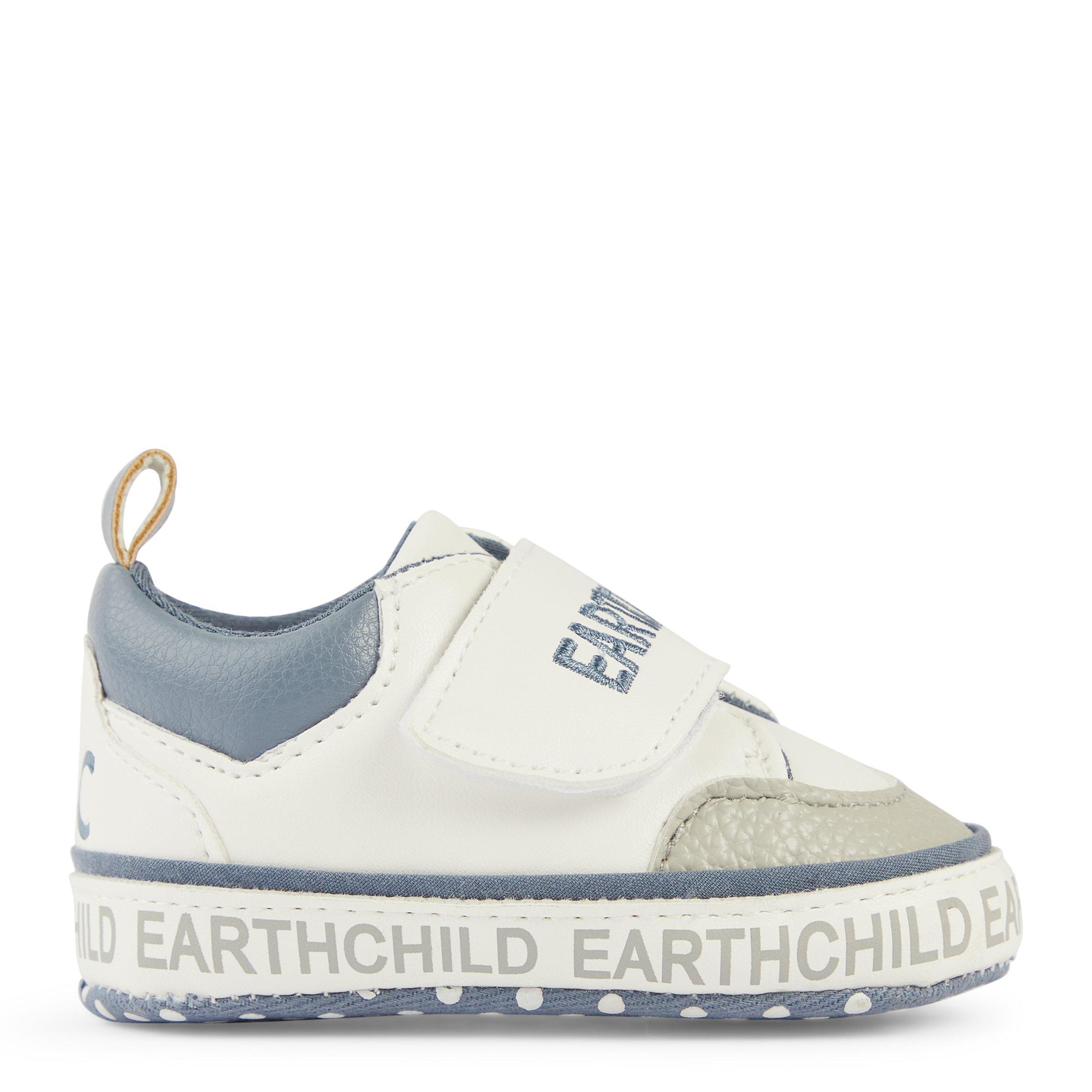 Baby Boys White and Blue Sneakers (3149805) | Earthchild