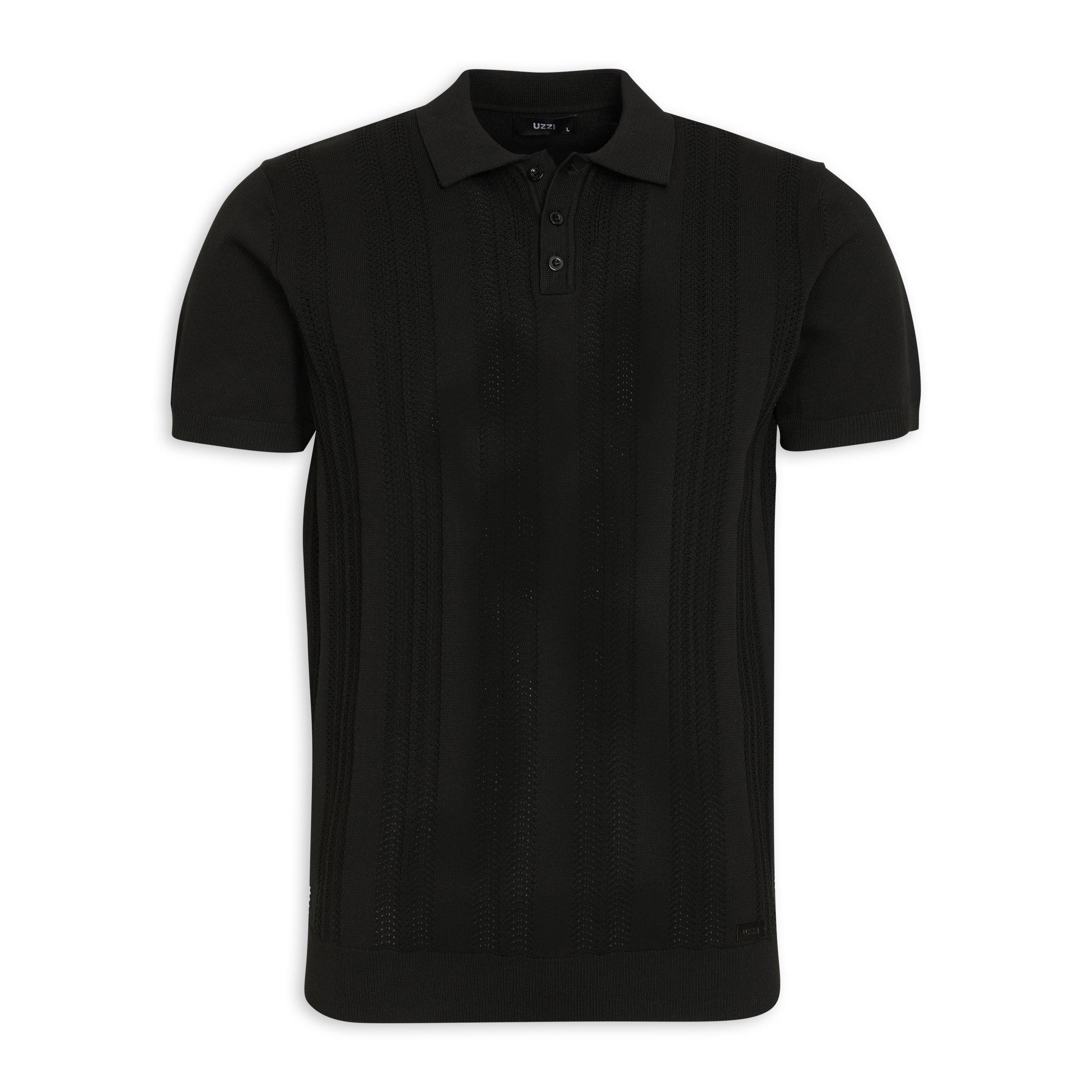 Black Golfer Shirt (3149813) | UZZI