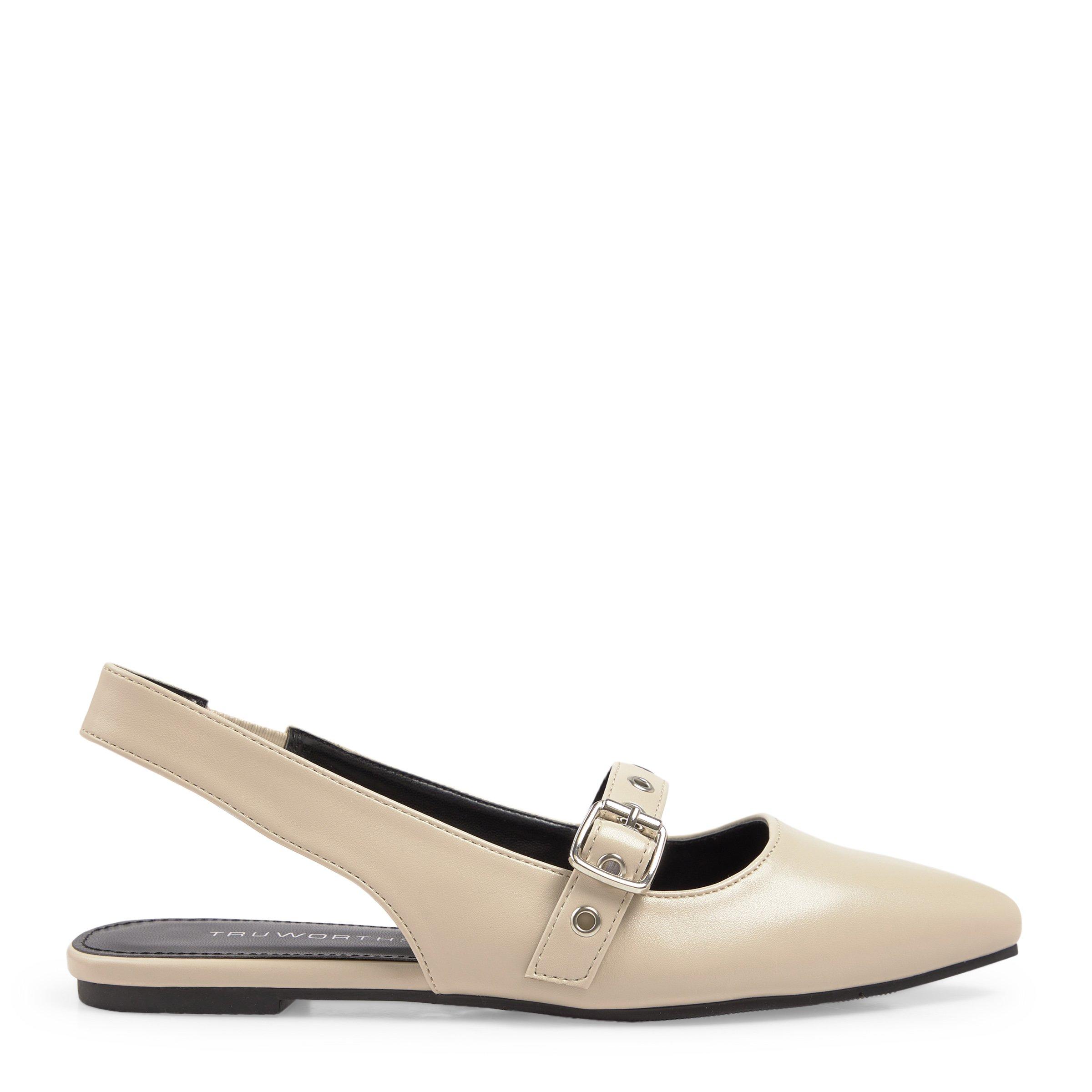 Cream White Pointy Slingback Pumps (3149952) | Truworths