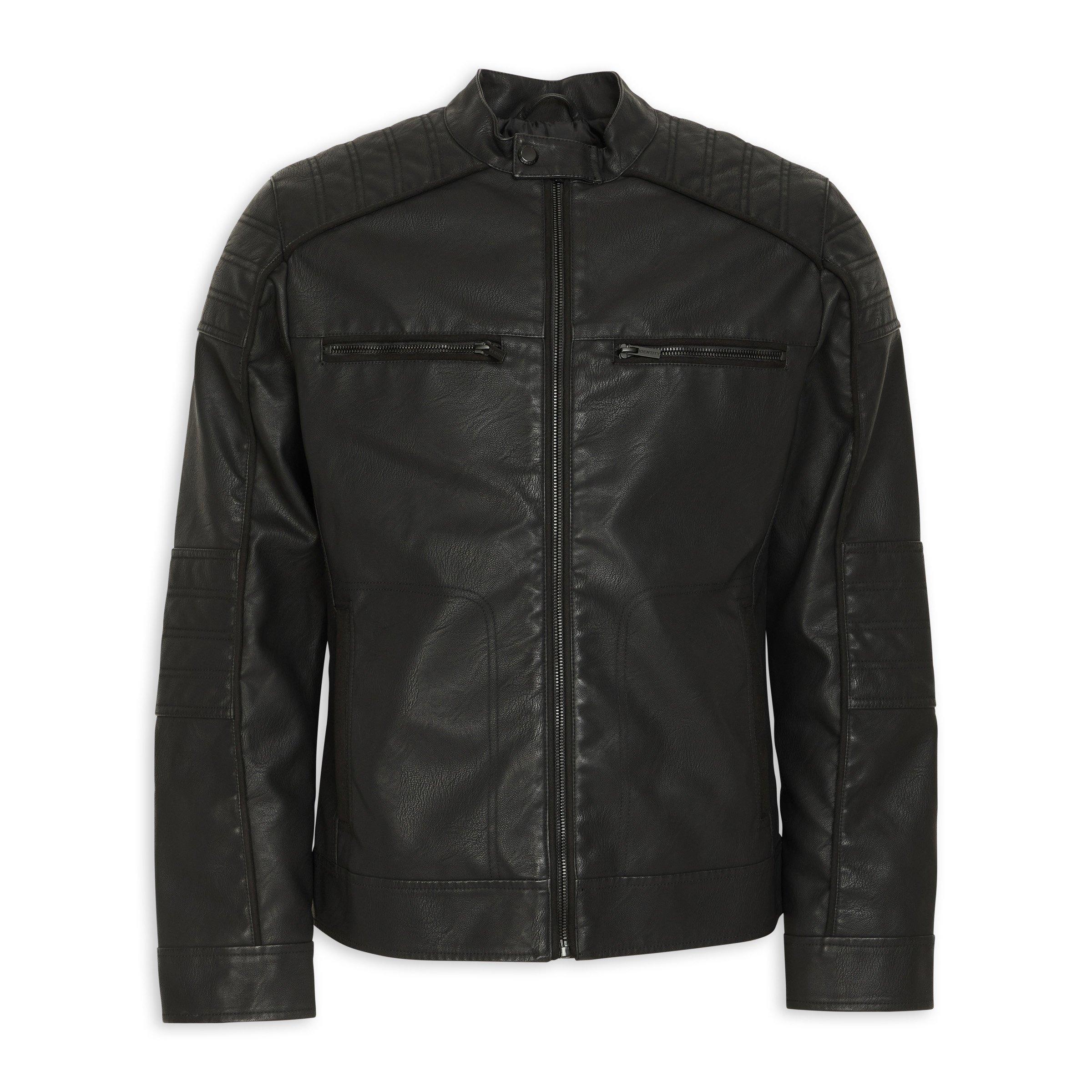 Black Biker Jacket (3149983) | Identity