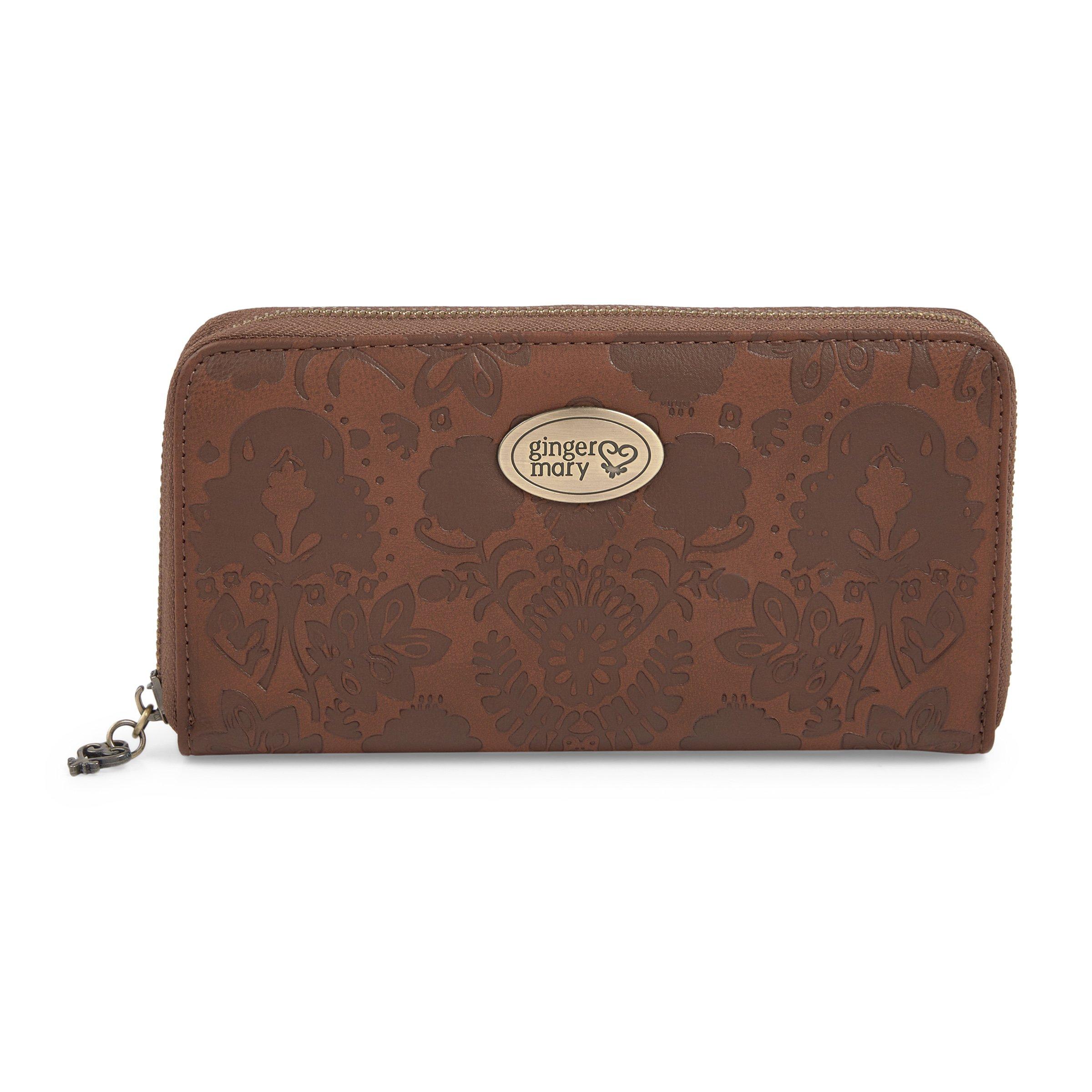 Tan Zip Around Purse (3151077) | Ginger Mary