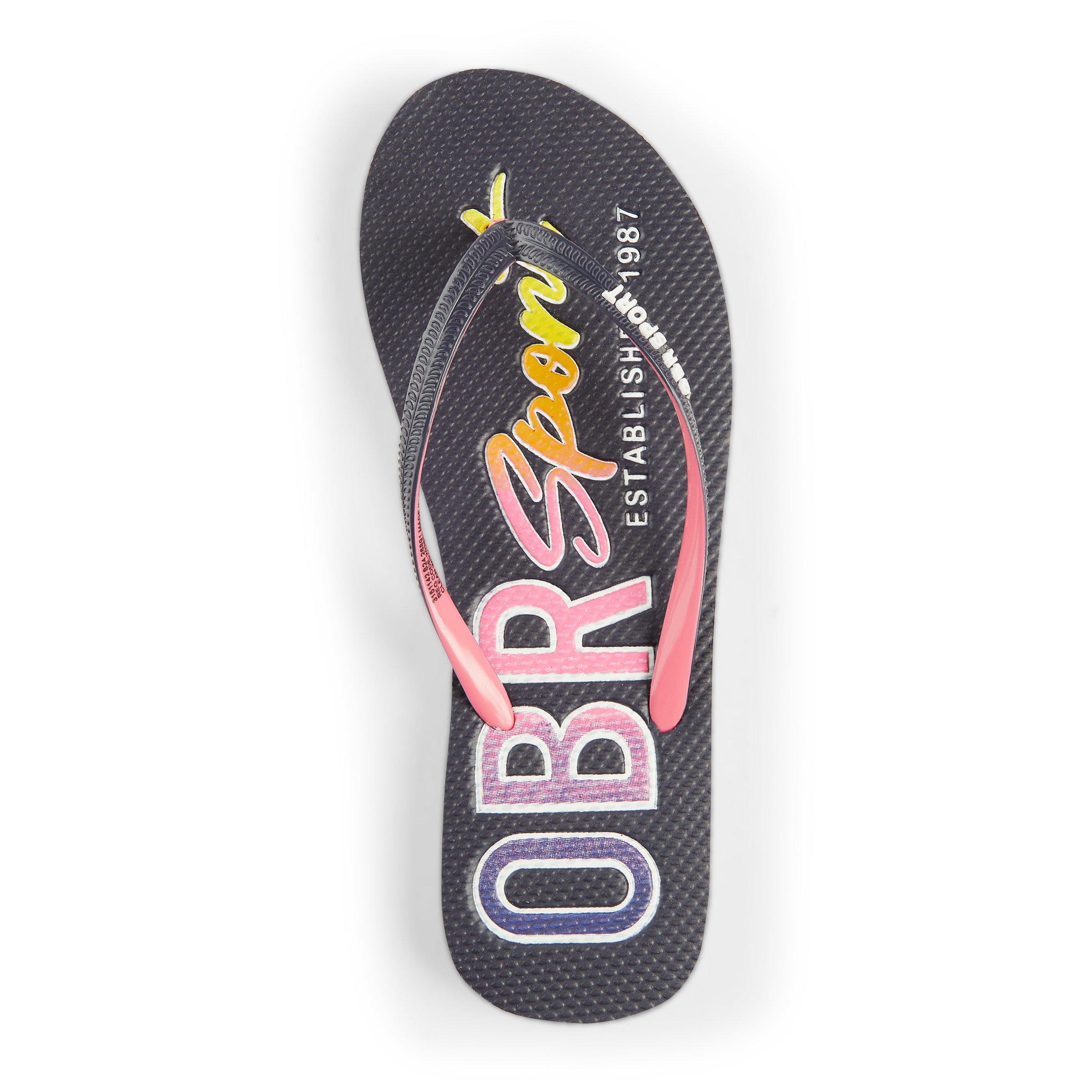 Navy Branded Flip Flops (3151142) | OUTBACK RED Sport
