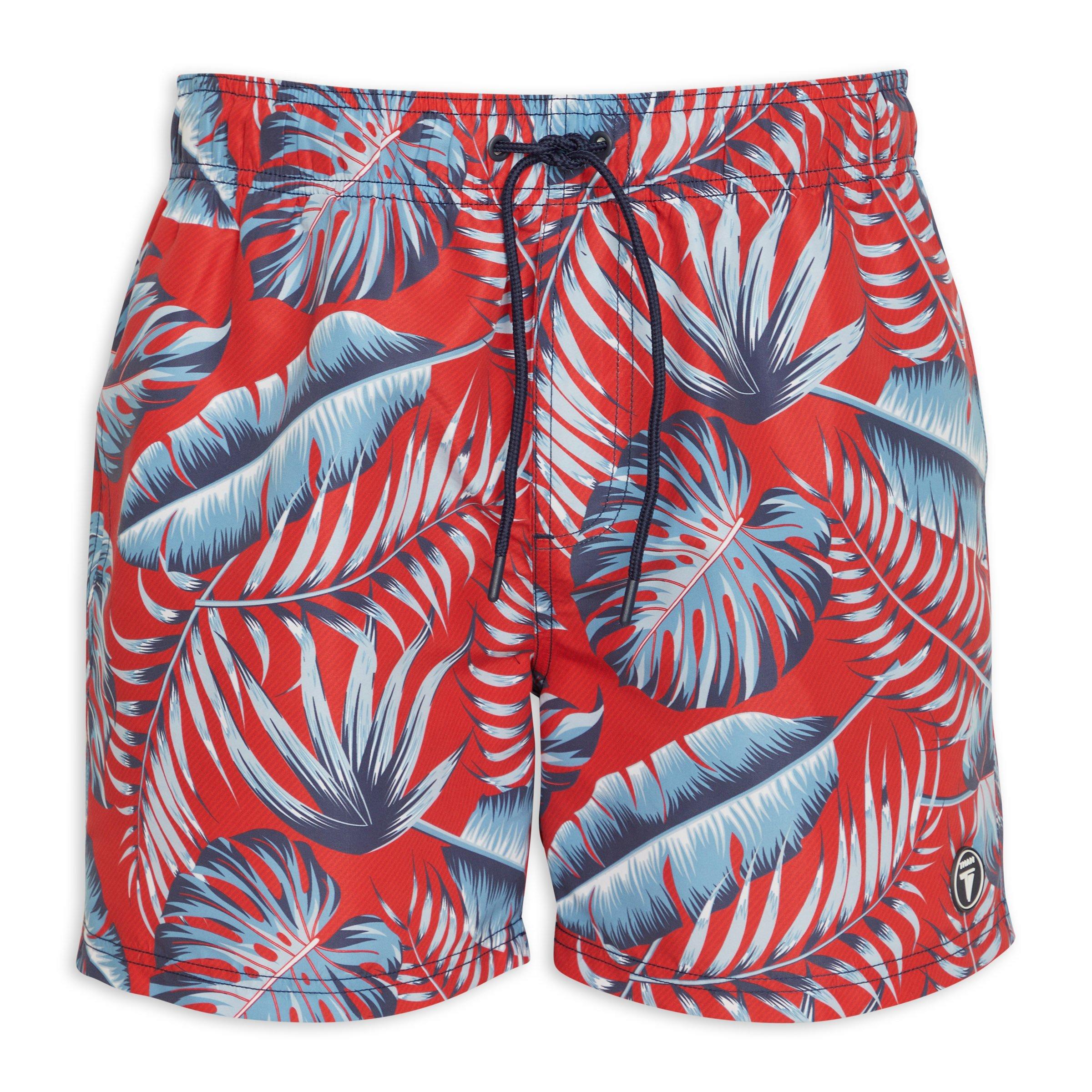 Red Tropical Swim Shorts (3151336) | Truworths Man