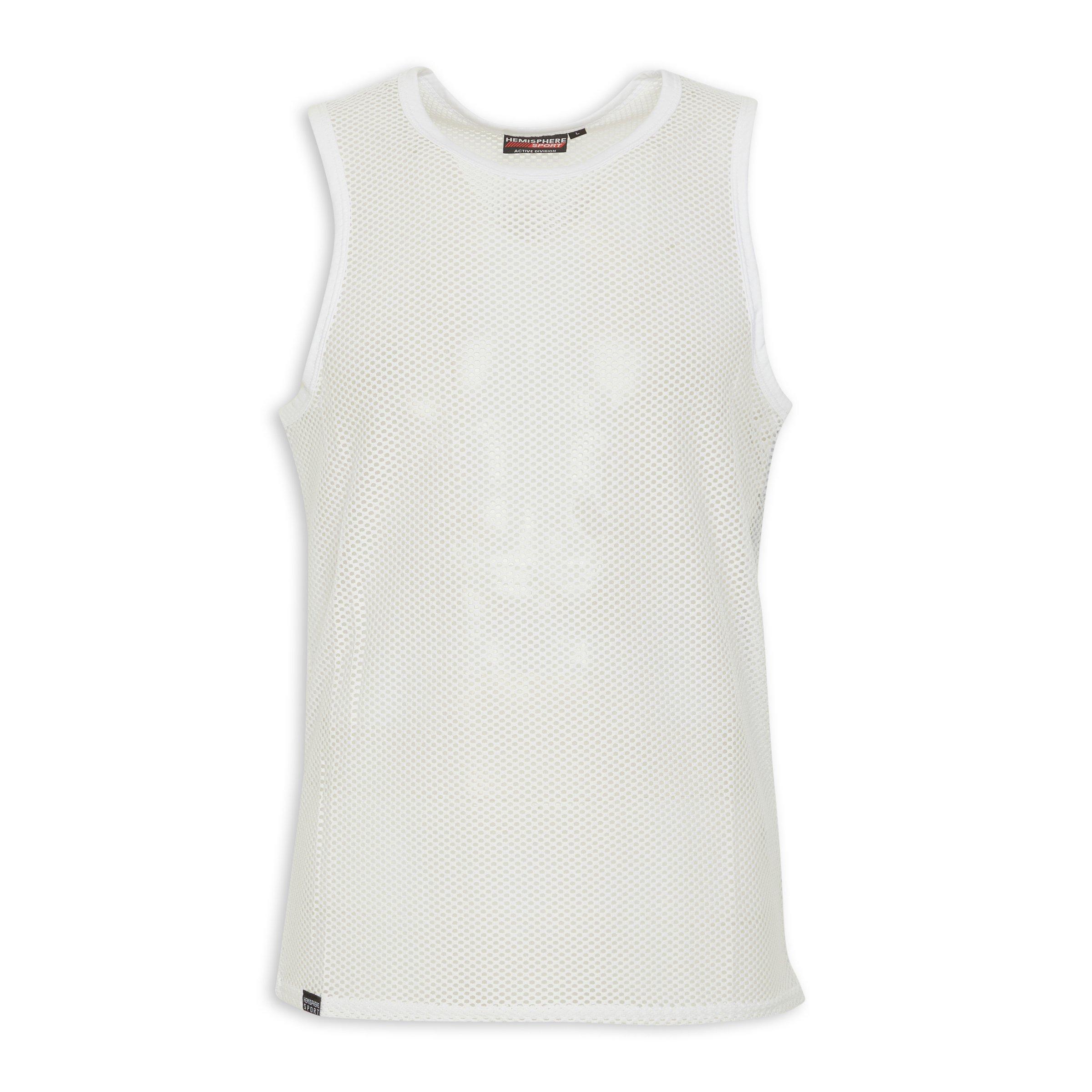 White Mesh Vest (3151422) | Hemisphere Sport
