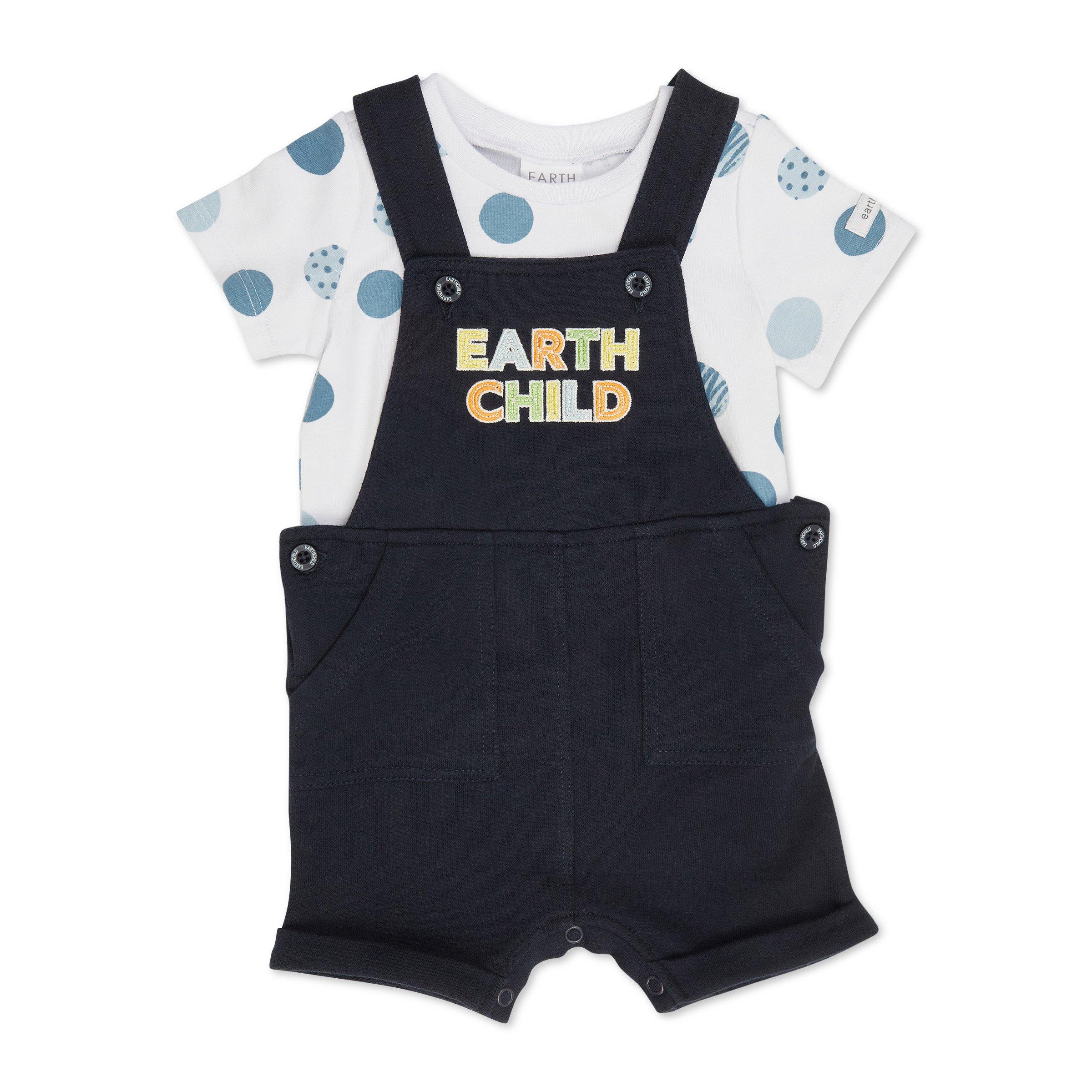 Baby Boy Navy Dungaree Set (3151426) | Earthchild