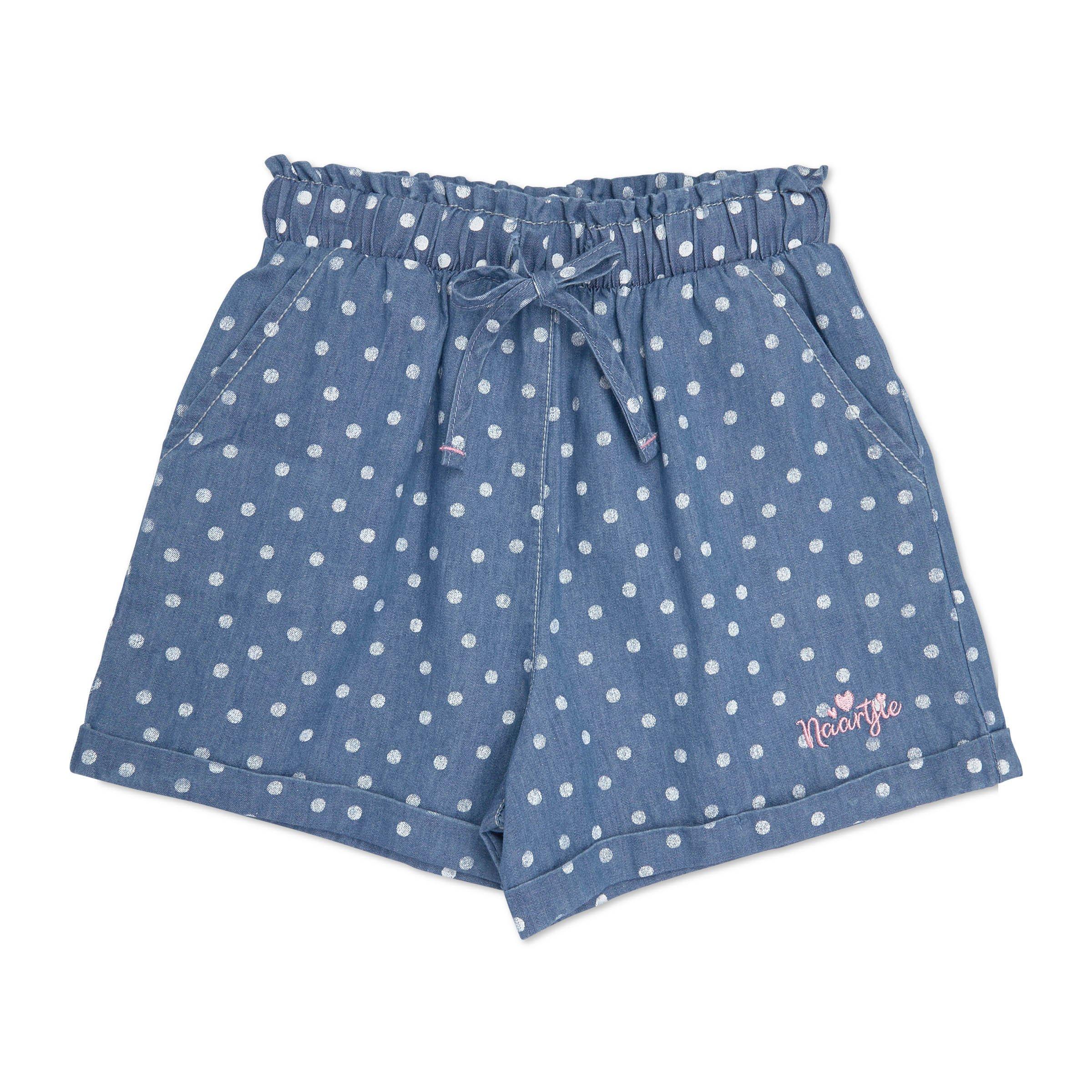 Kid Girls Blue Spot Shorts (3151502) | Naartjie