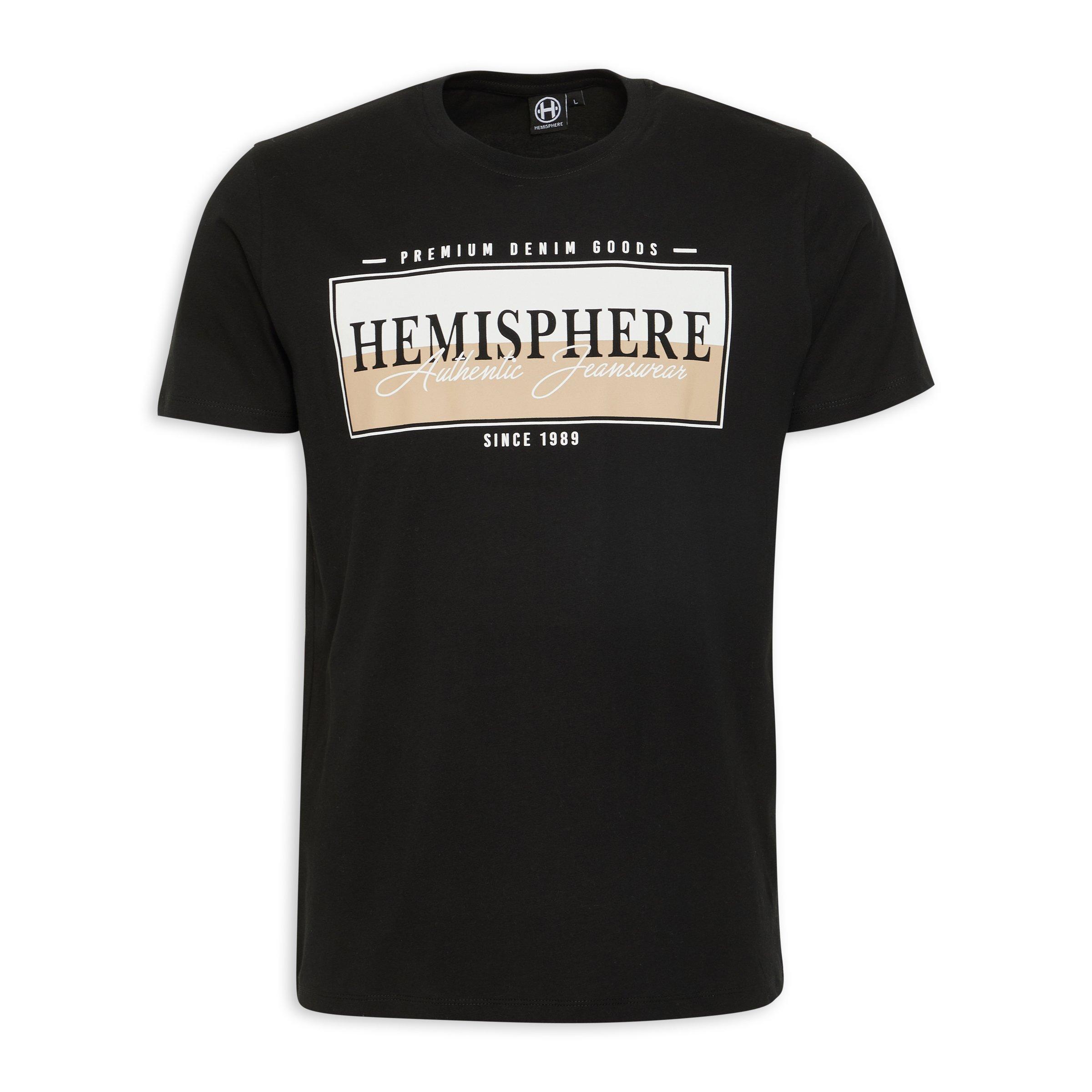 Black Branded T-shirt (3151592) | Hemisphere