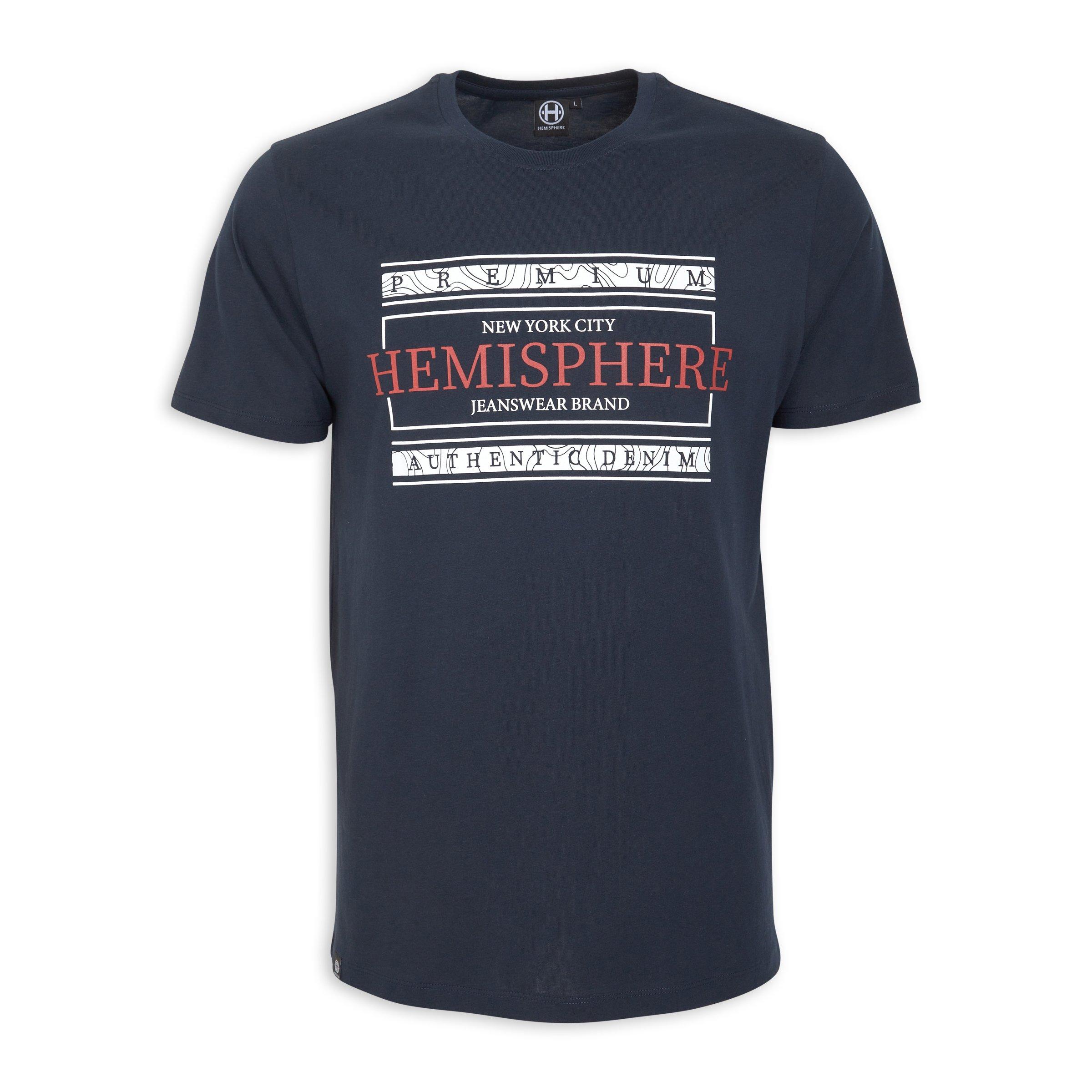 Navy Branded T-shirt (3151593) | Hemisphere