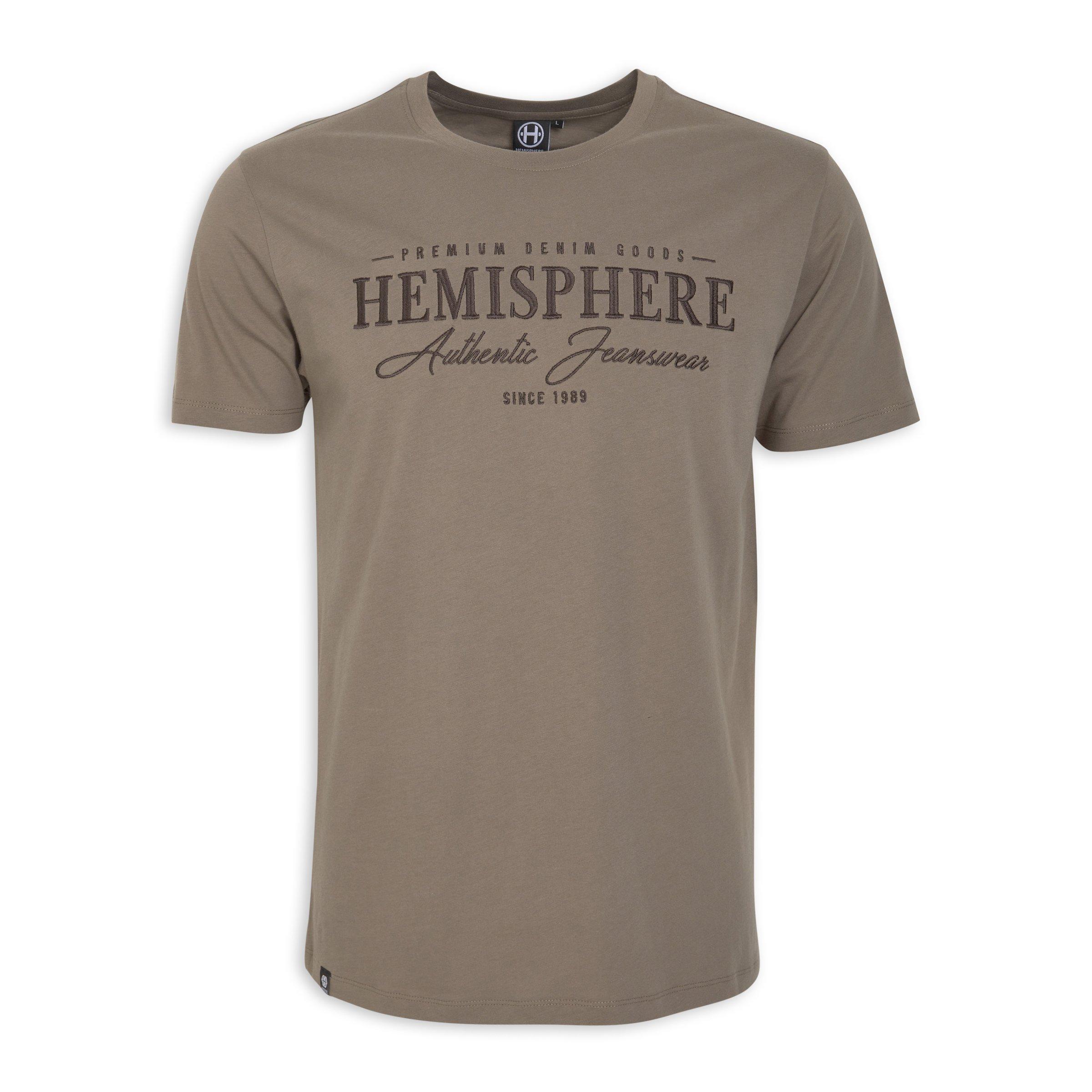 Beige Embroidered T-shirt (3151726) | Hemisphere