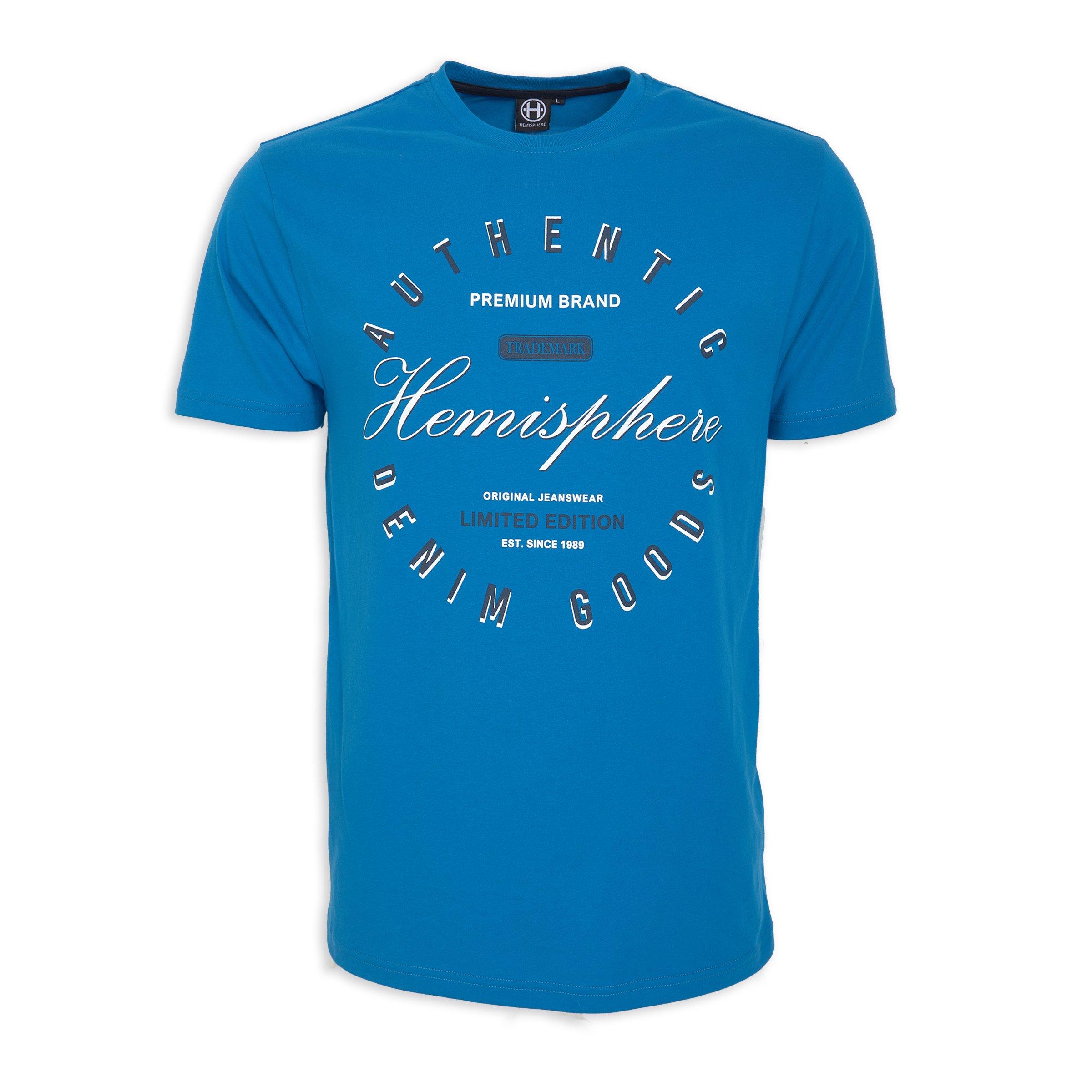 Turquoise Branded T-shirt (3151739) | Hemisphere