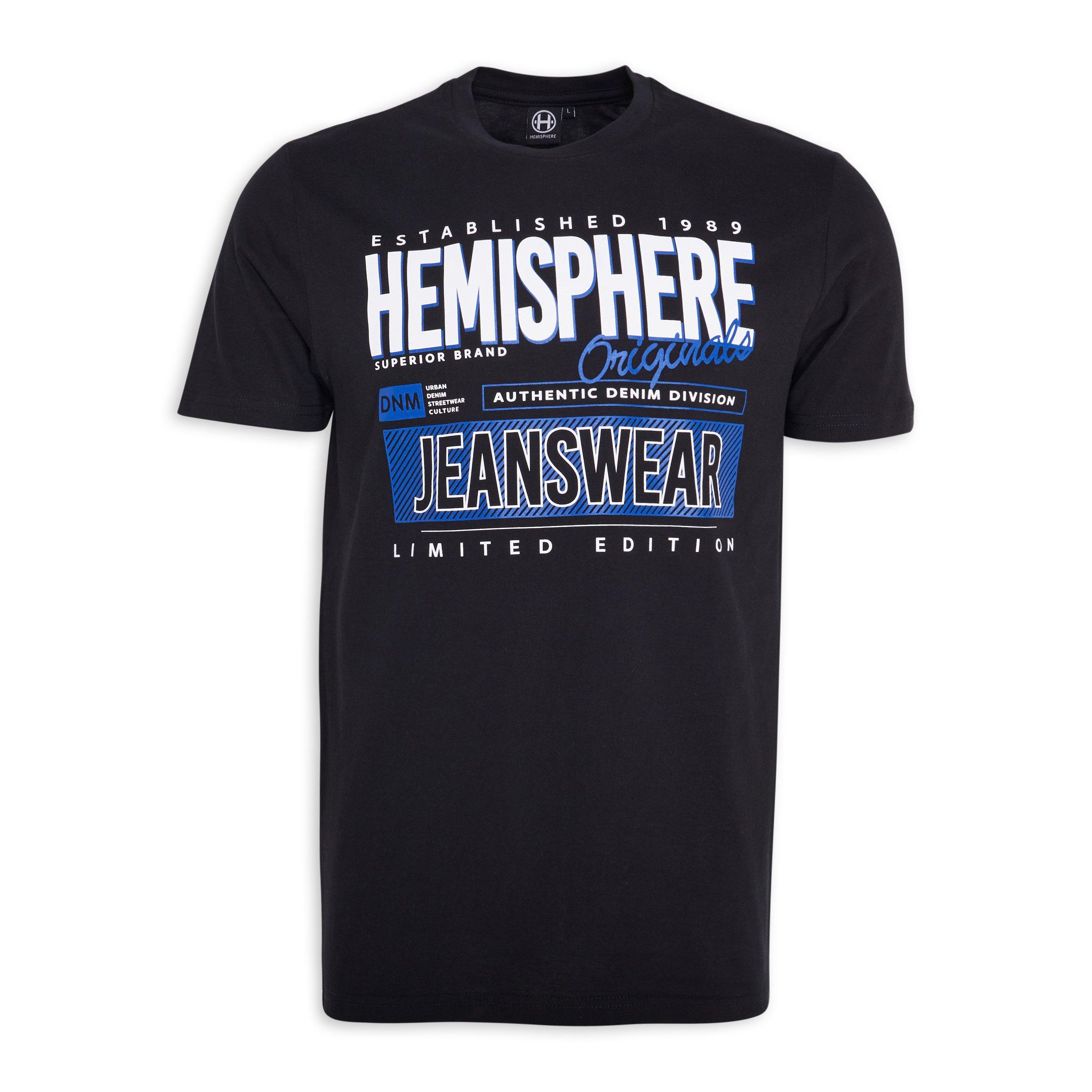 Black Branded T-shirt (3151745) | Hemisphere