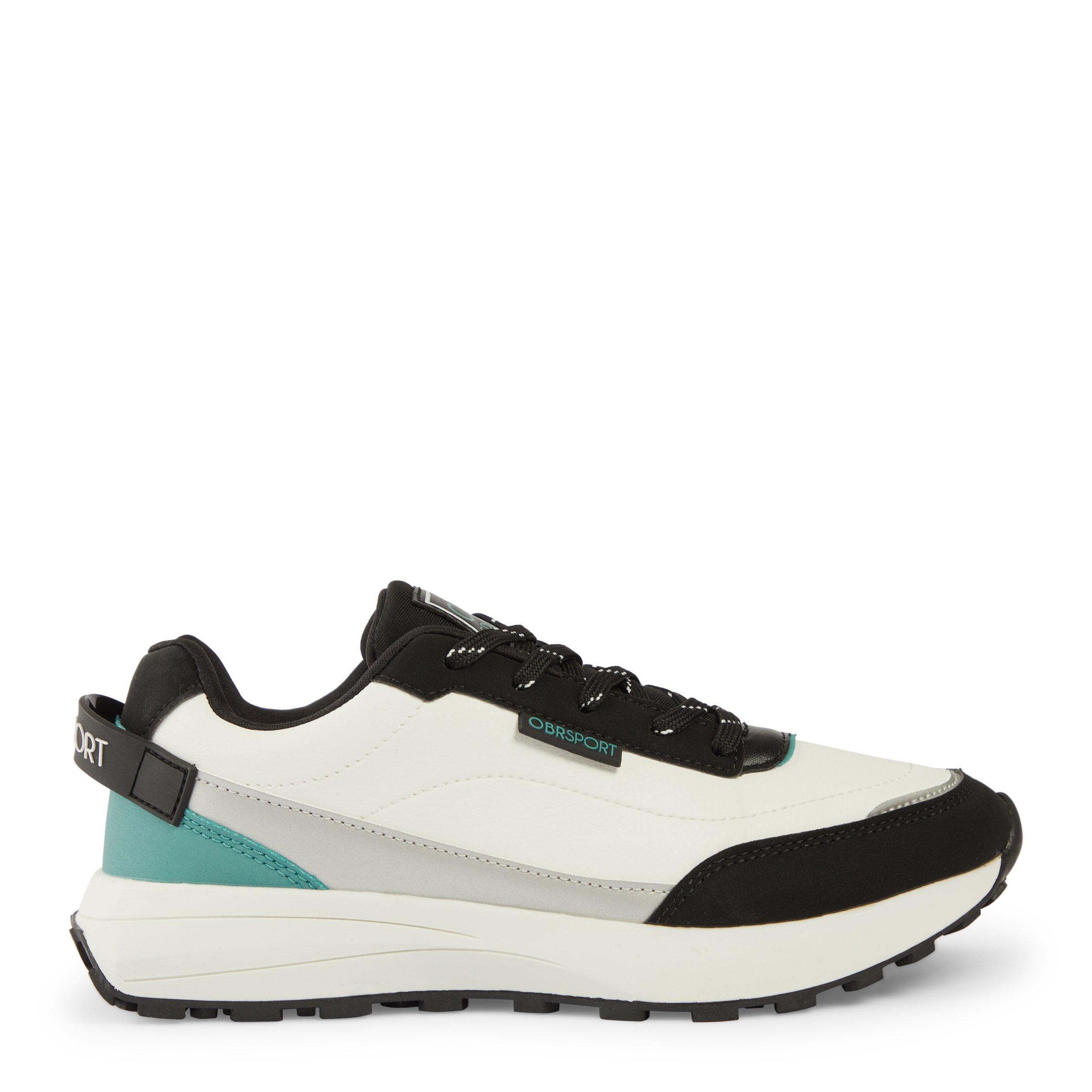 White Colourblocked Runner Sneakers (3151799) | OUTBACK RED Sport