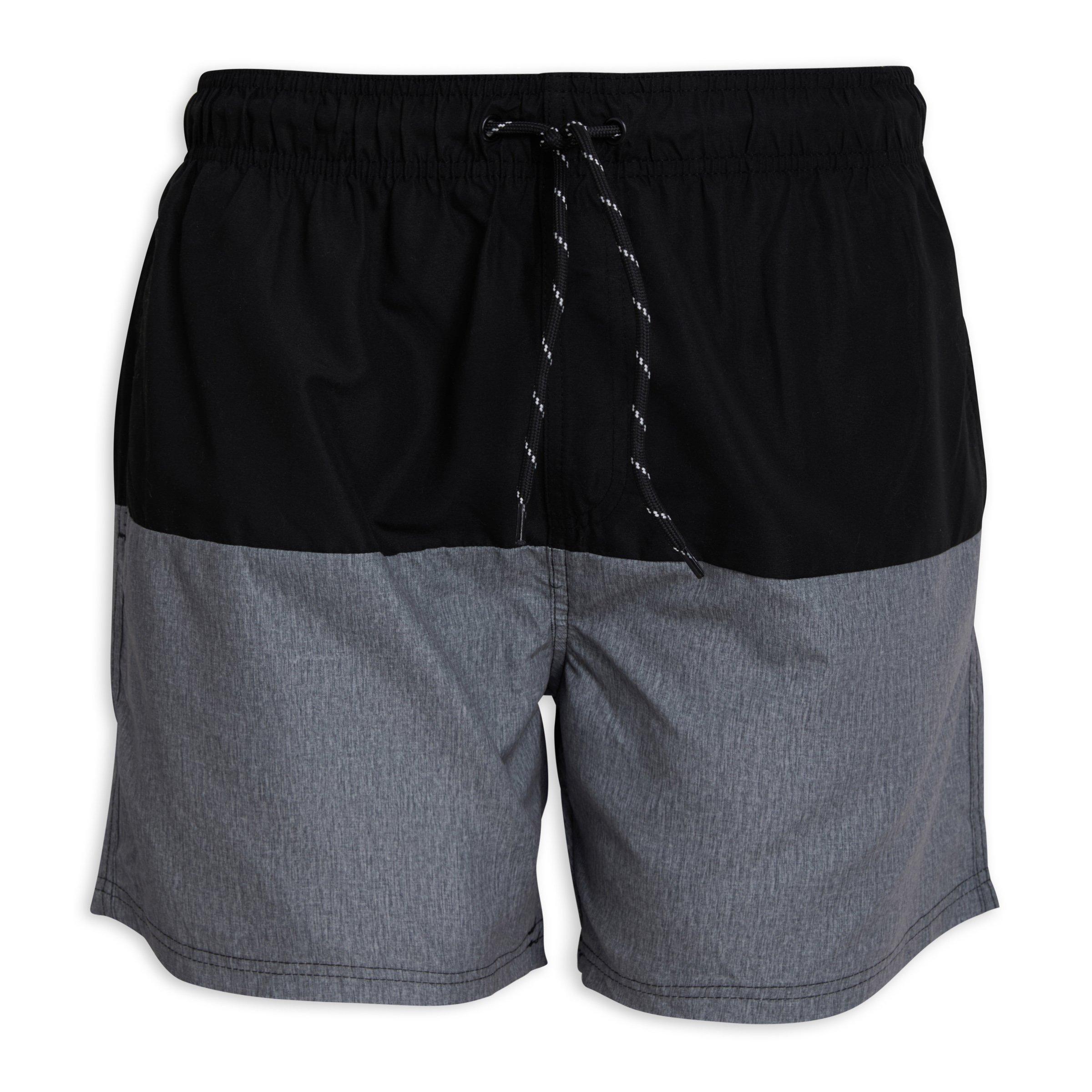 Black and Grey Swim Shorts (3151815) | Hemisphere Sport
