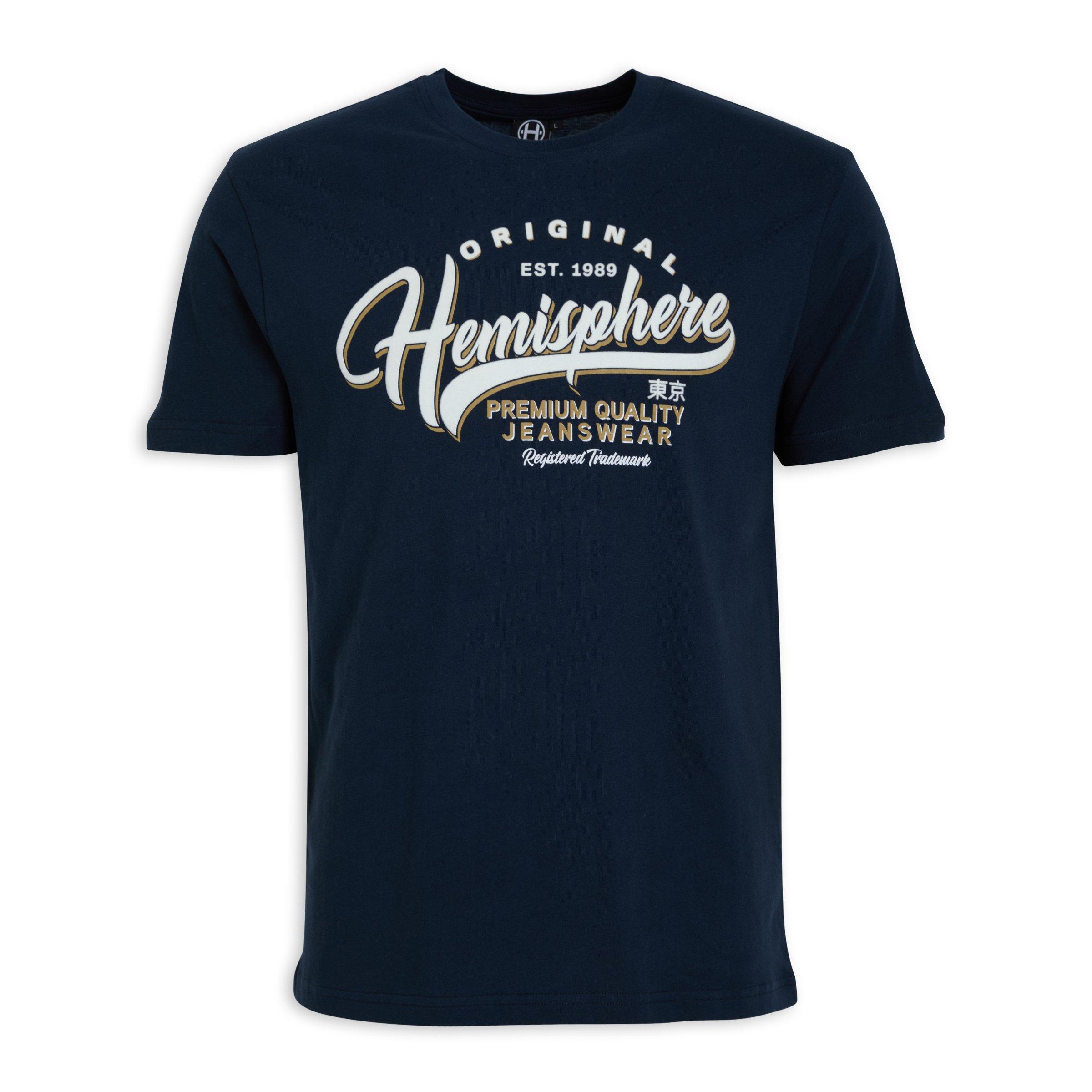 Navy Branded T-shirt (3151847) | Hemisphere