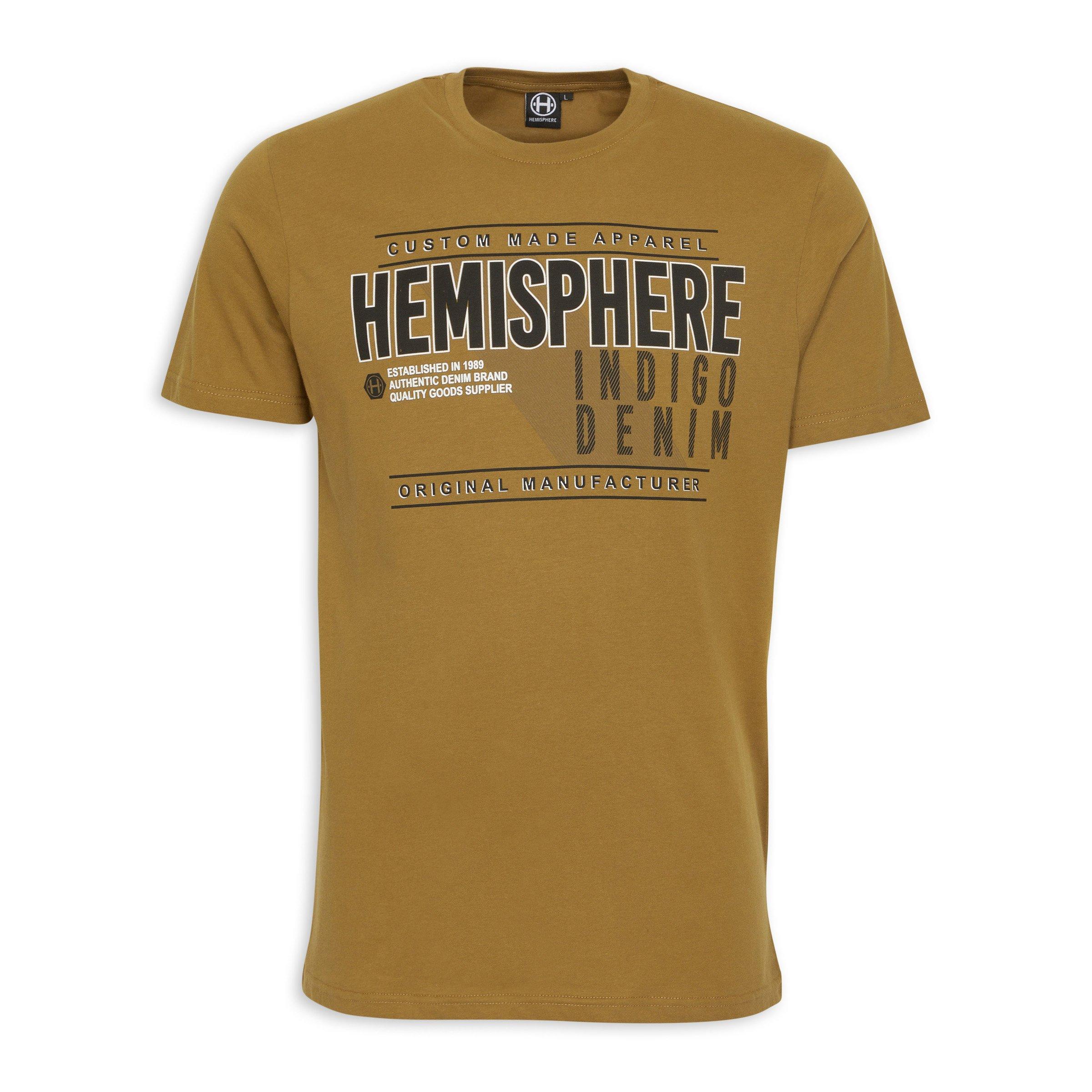Tan Branded T-shirt (3151849) | Hemisphere